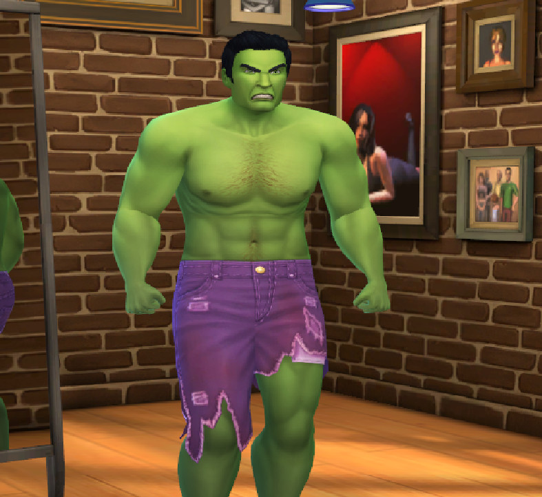 Hulk's Pants Mod for The Sims 4 | TS4 Mods