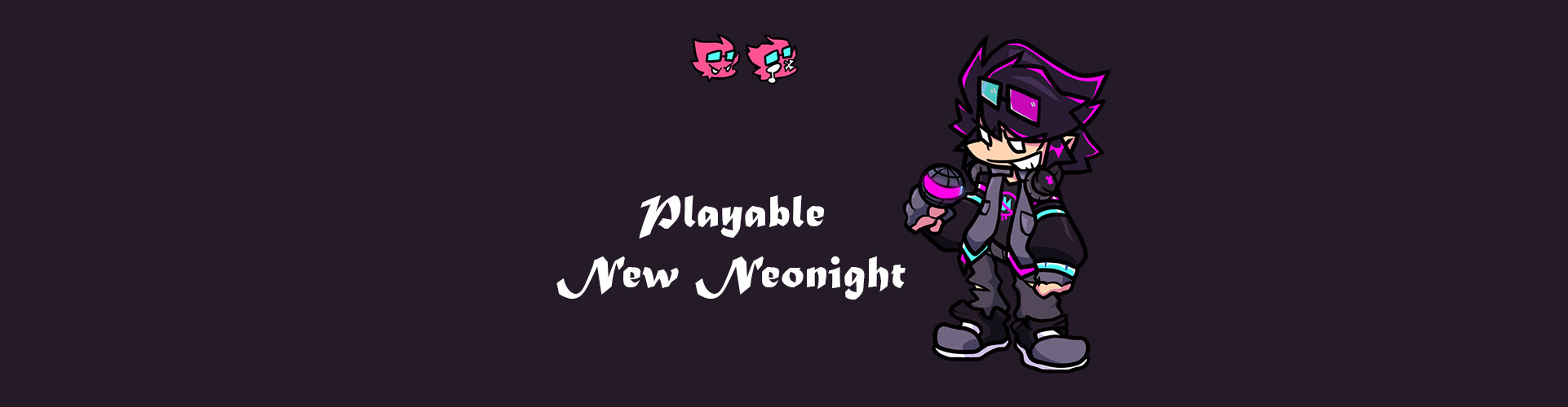 Playable New Neonight Mod for Friday Night Funkin' | FNF Mods