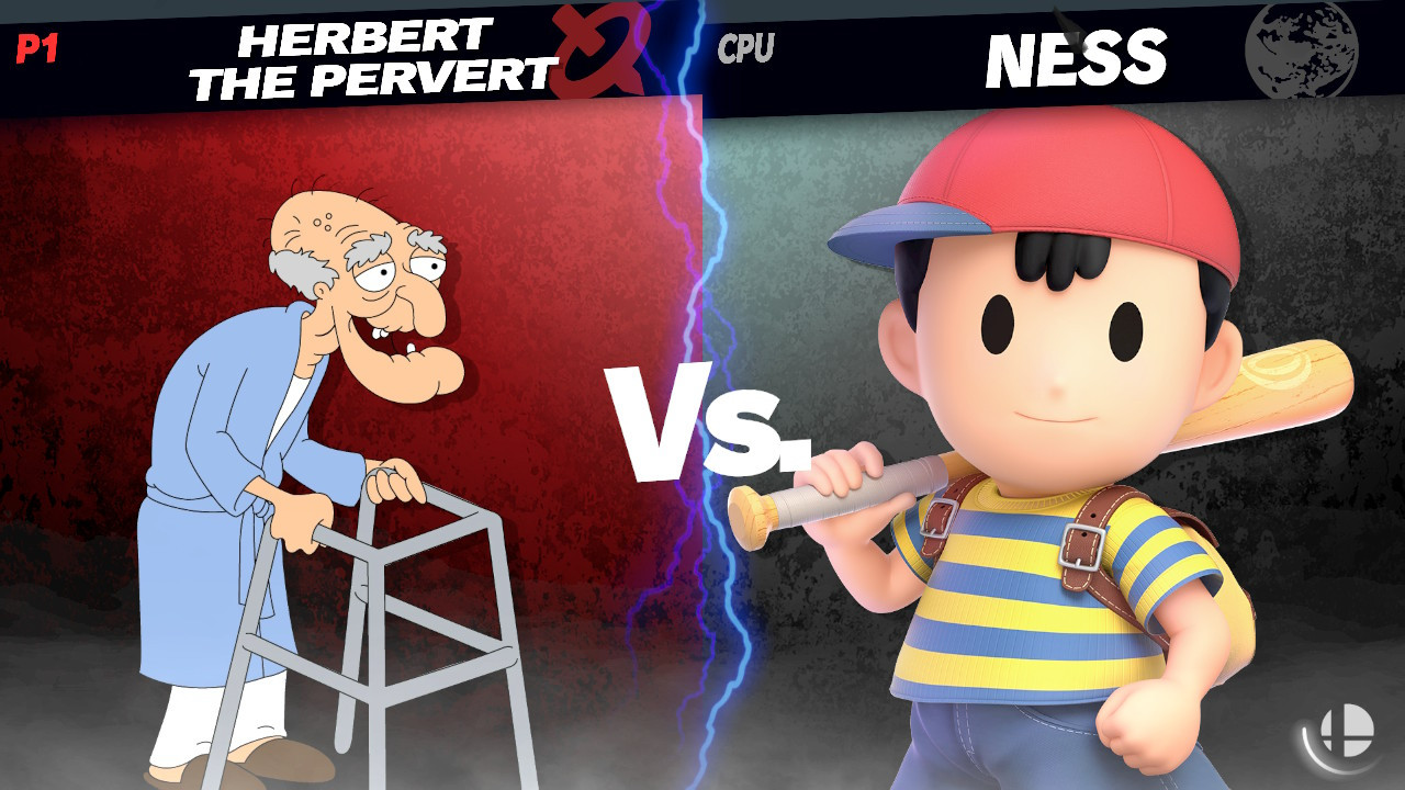 Herbert (Family Guy) Mod for Super Smash Bros. Ultimate | SSBU Mods