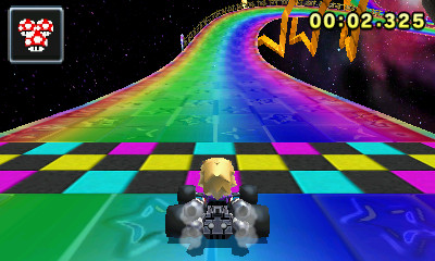 Rainbow Road Texture Modification Mod for Mario Kart 7 | MK7 Mods