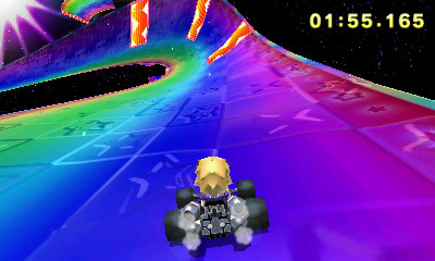 Rainbow Road Texture Modification [Mario Kart 7] [Mods]