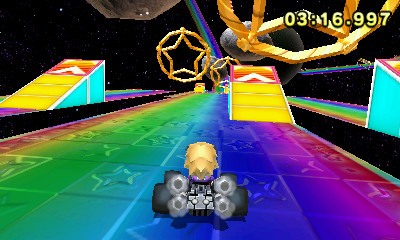 Rainbow Road Texture Modification Mod for Mario Kart 7 | MK7 Mods
