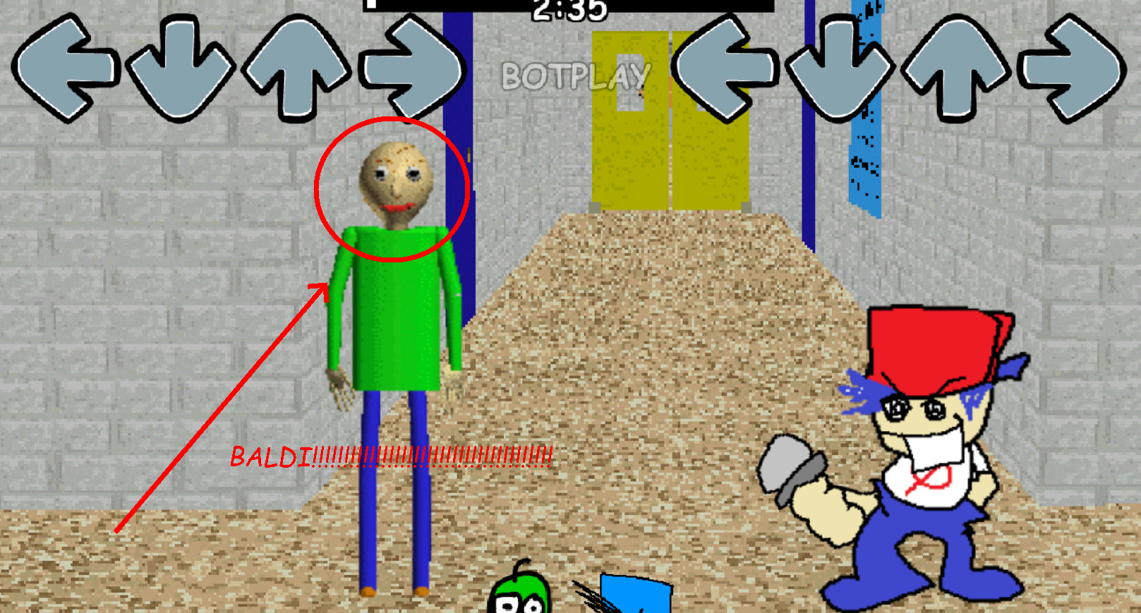 Incorrect Answer (Baldi Too Slow Mix) Mod for Friday Night Funkin' | FNF Mods