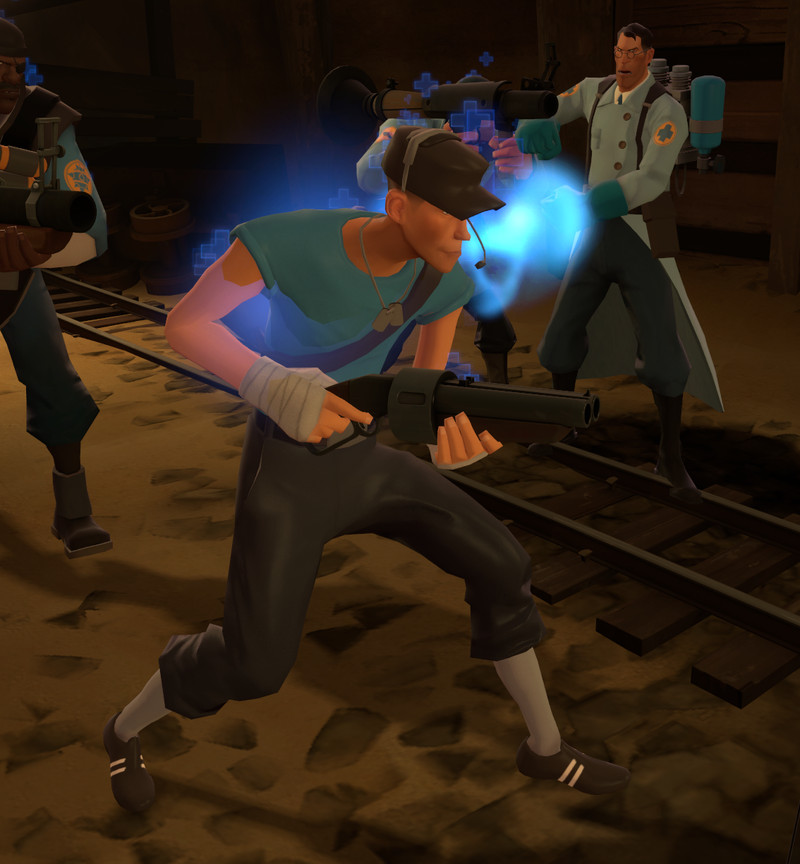 Fixed BLU Scout Pants Mod for Team Fortress 2 | TF2 Mods