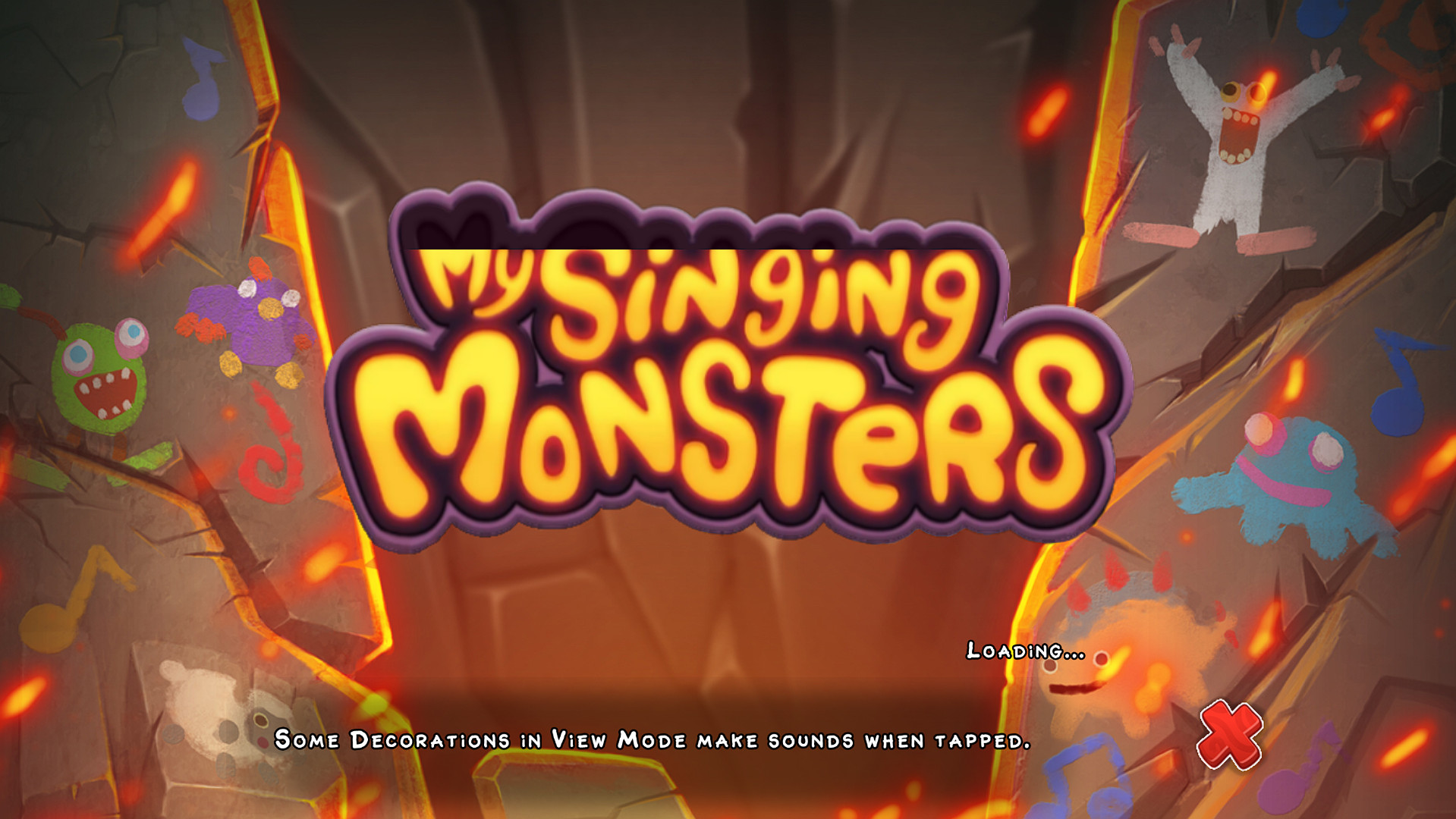 Dawn Of Fire Styled Loading Screen Mod for My Singing Monsters | MSM Mods