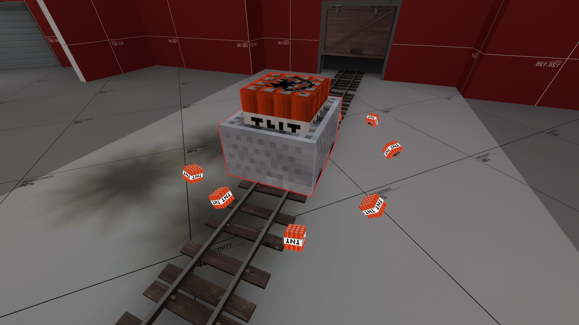 Minecraft TNT Minecart Payload + TNT Stickybombs Mod for Team Fortress ...