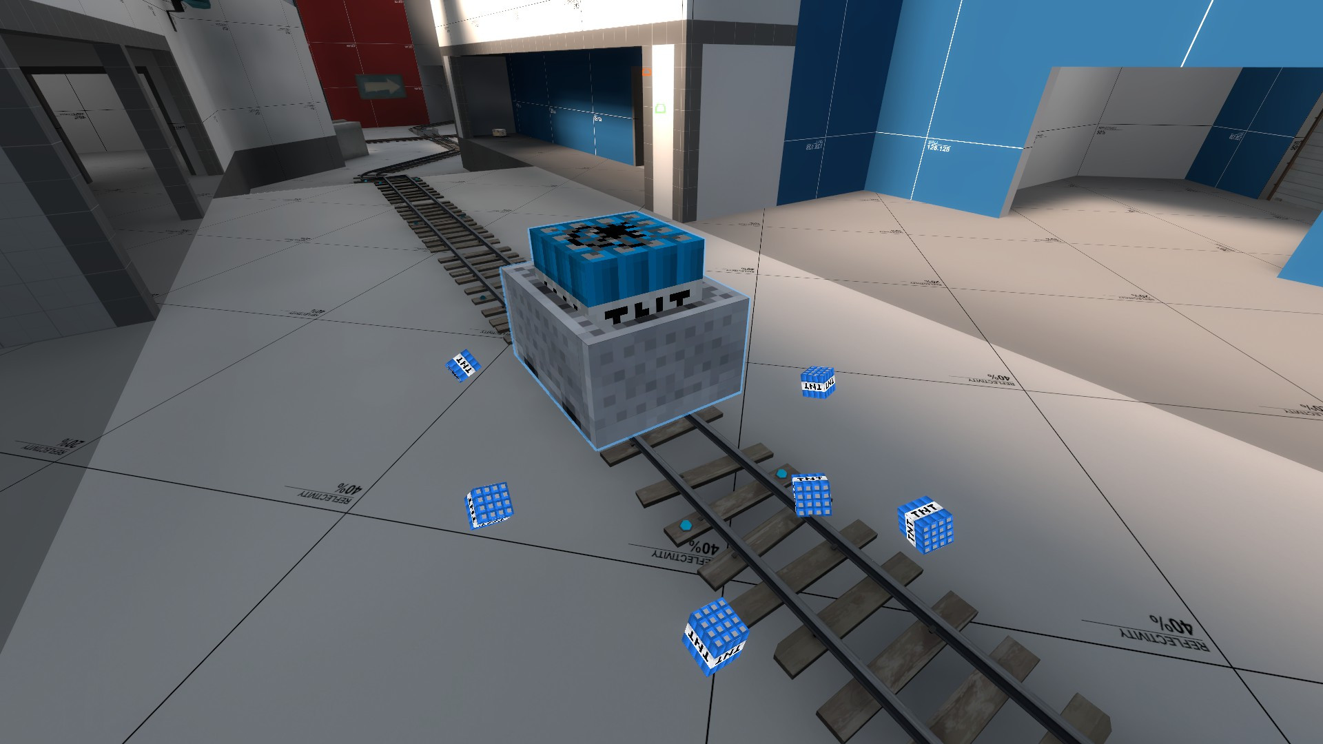 Minecraft TNT Minecart Payload + TNT Stickybombs Mod for Team Fortress ...