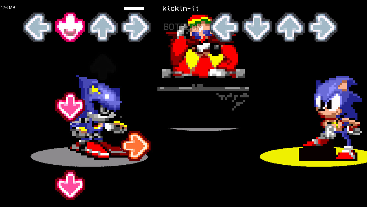 Friday Night Funkin': Mega CD Locked-on! [Friday Night Funkin'] [Mods]