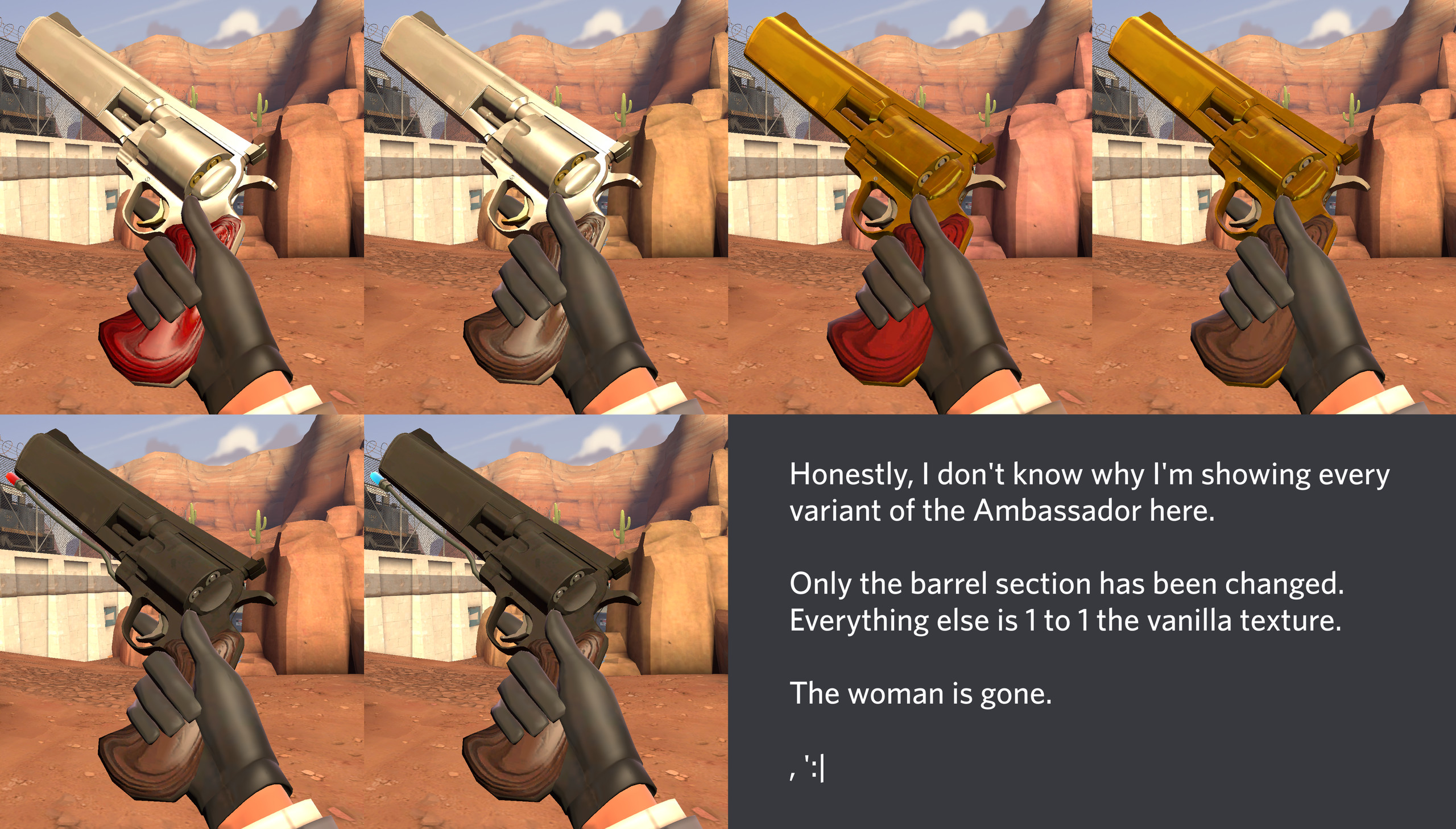 Another Blank Ambassador Mod Mod for Team Fortress 2 | TF2 Mods