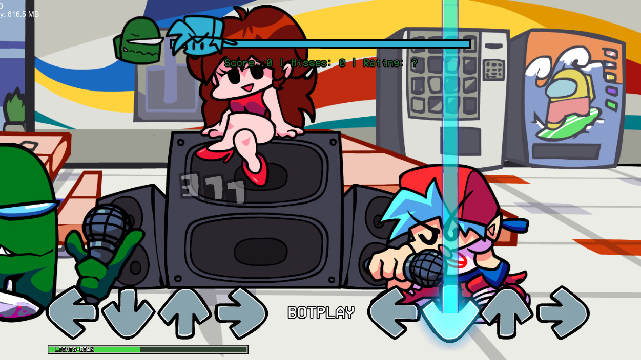 Lights down Psych Engine Port Mod for Friday Night Funkin' | FNF Mods