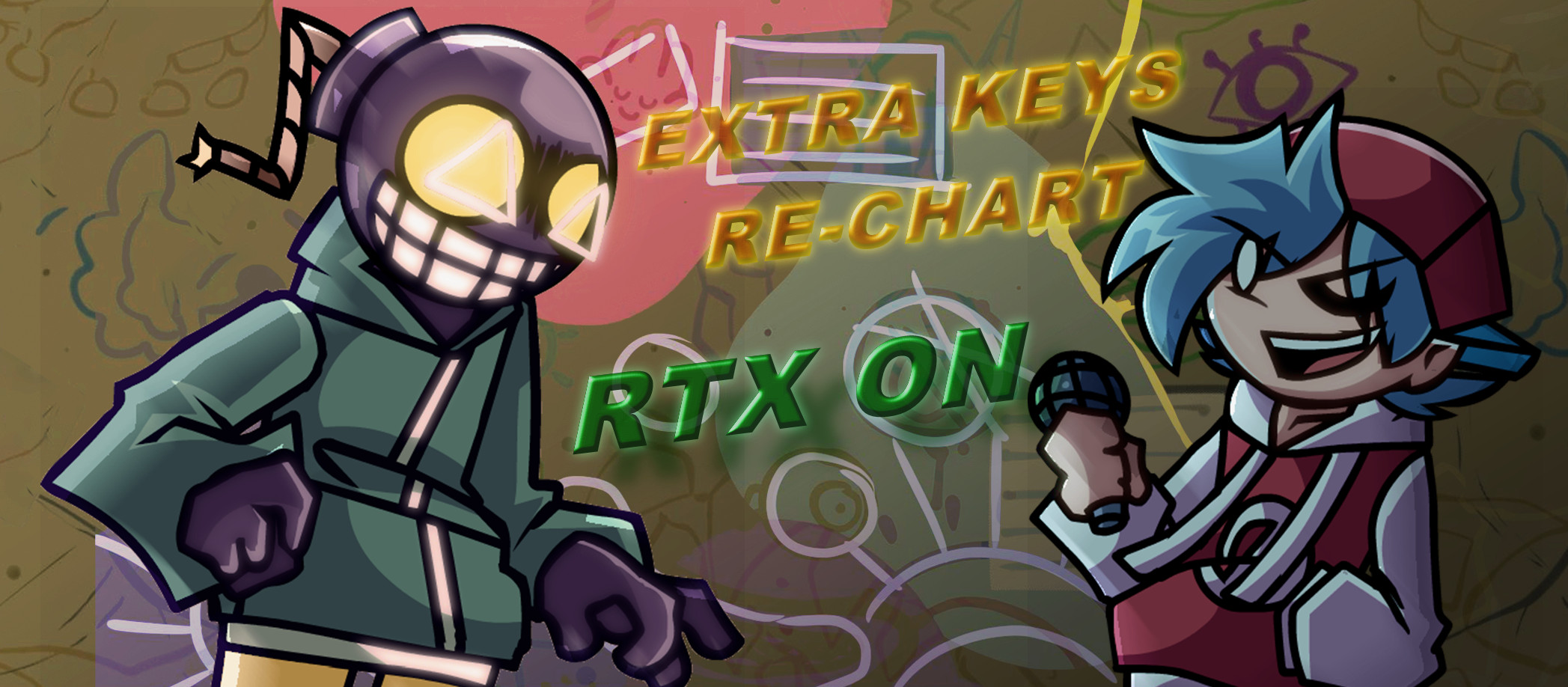 The Return Of Whitty Extra Keys Re-chart "RTX ON" Mod for Friday Night ...