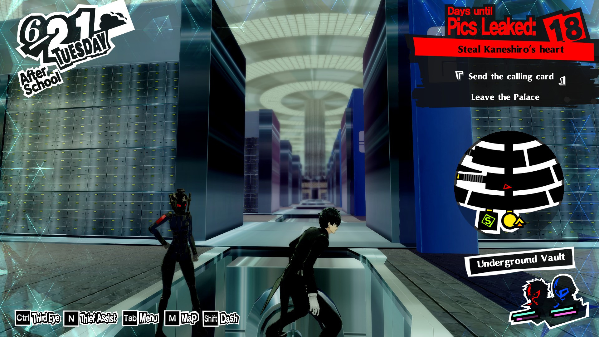 Black Samurai from SMT IV over Makoto Demonica Mod for Persona 5 Royal ...