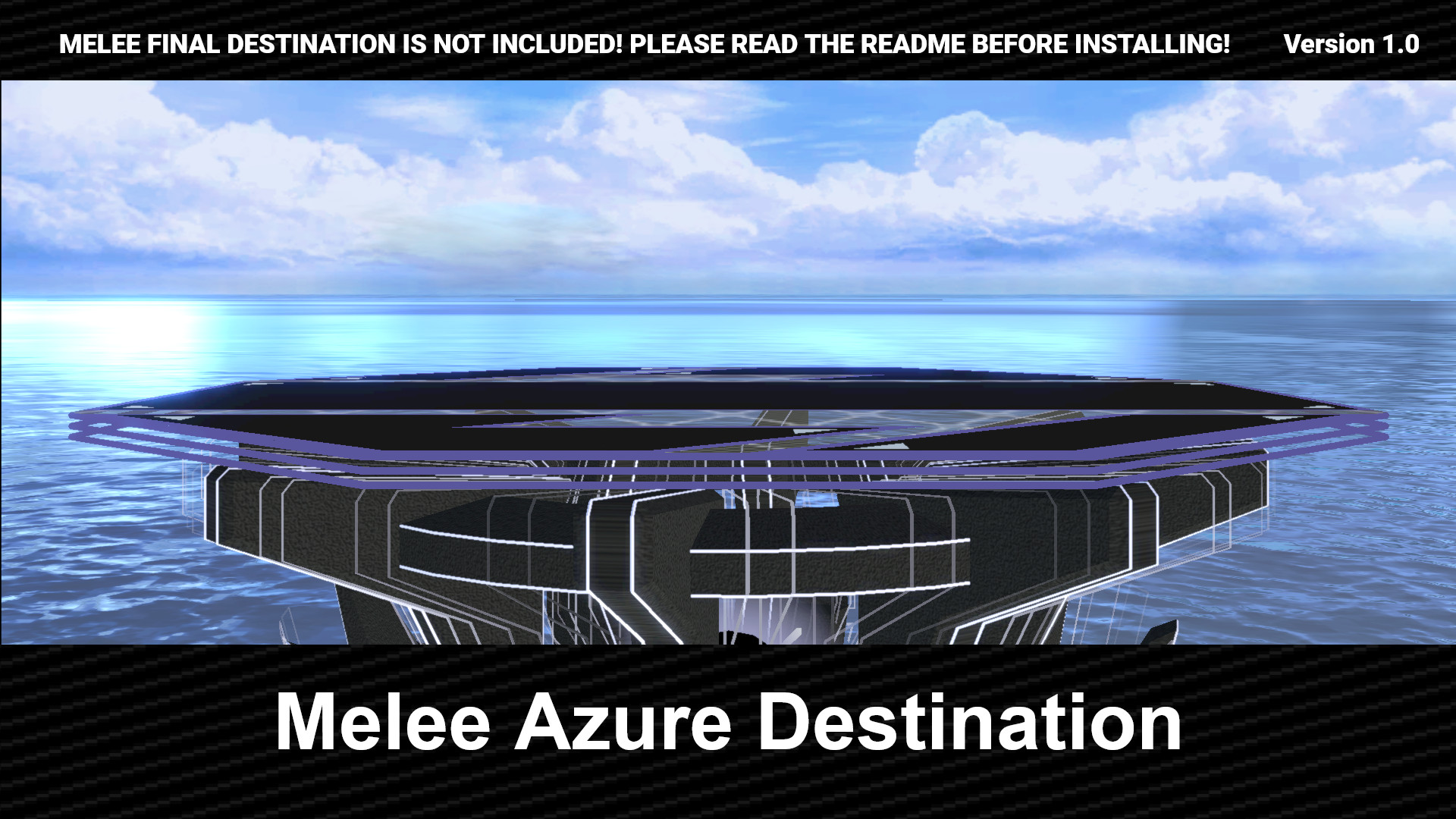 Azure Melee Destination [Super Smash Bros. Ultimate] [Mods]