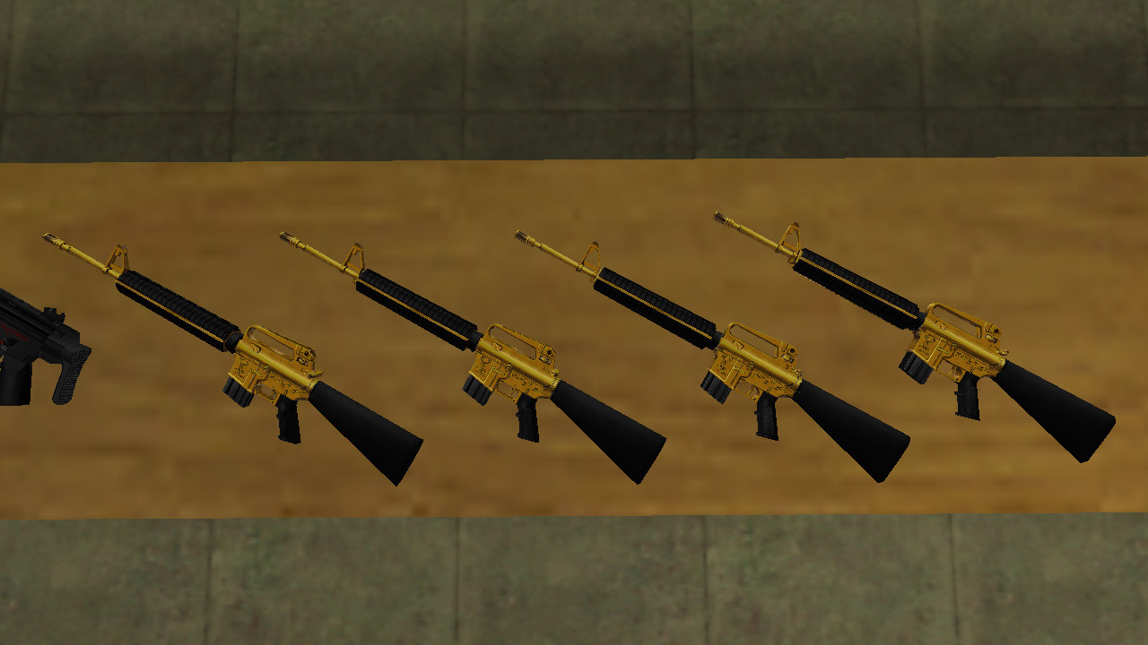 Black & Gold Weapons Pack Mod for Cry of Fear | CoF Mods