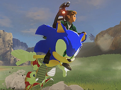 Sonic Bike (BCML COMPATABLE) Mod for The Legend of Zelda: Breath of the ...