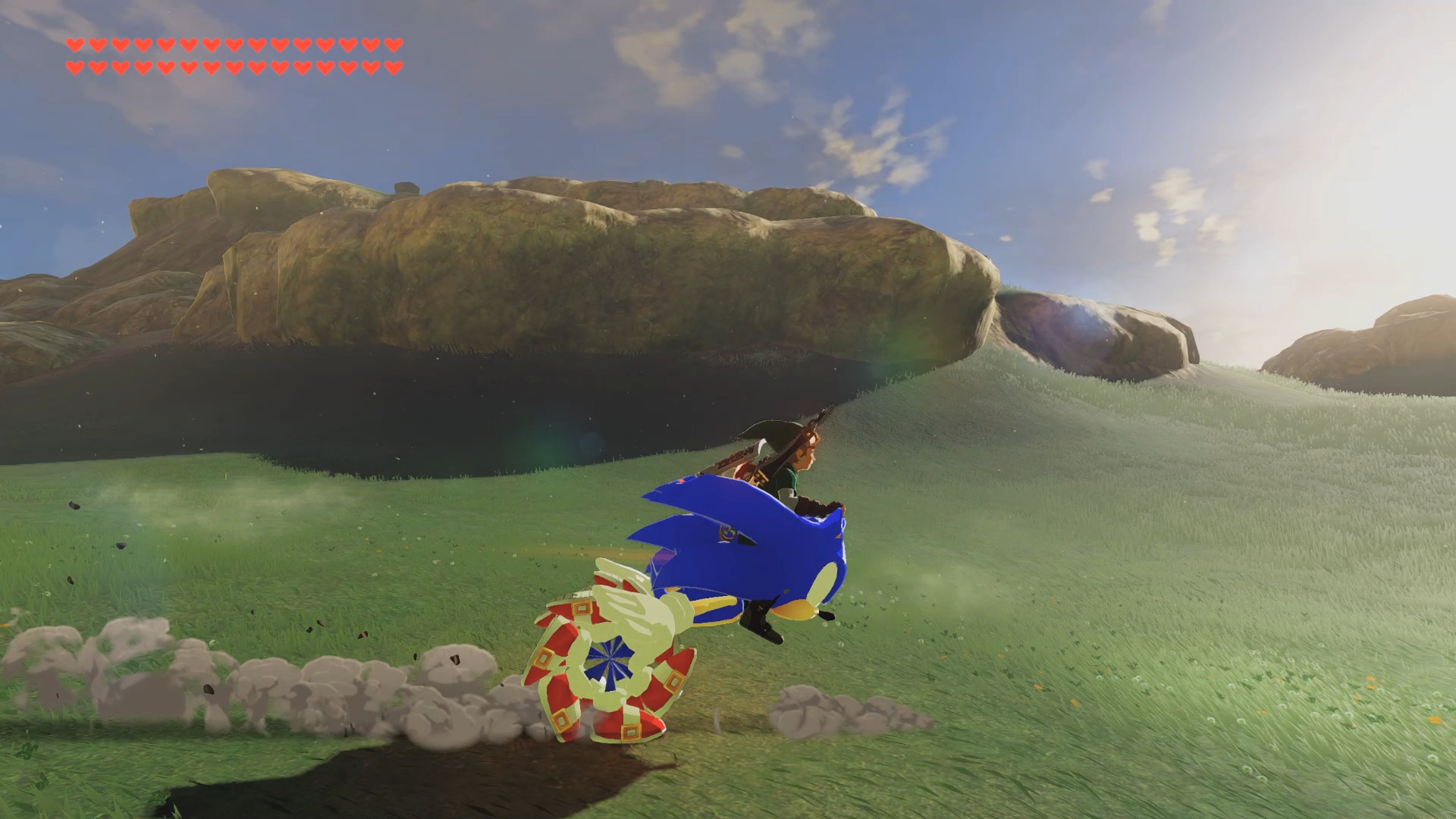 Sonic Bike (BCML COMPATABLE) Mod for The Legend of Zelda: Breath of the Wild (WiiU) | BotW Mods