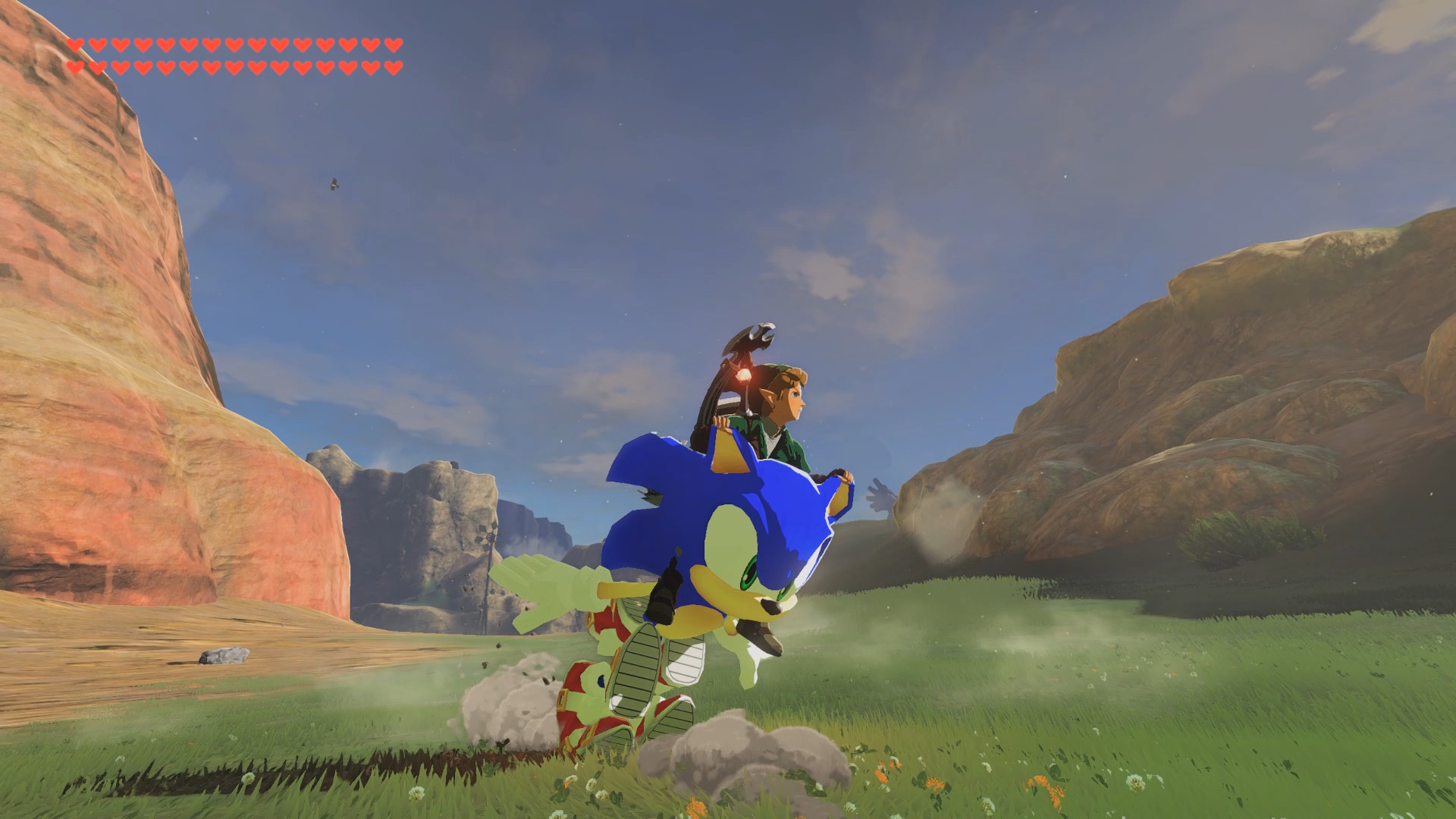 Sonic Bike (BCML COMPATABLE) Mod for The Legend of Zelda: Breath of the Wild (WiiU) | BotW Mods