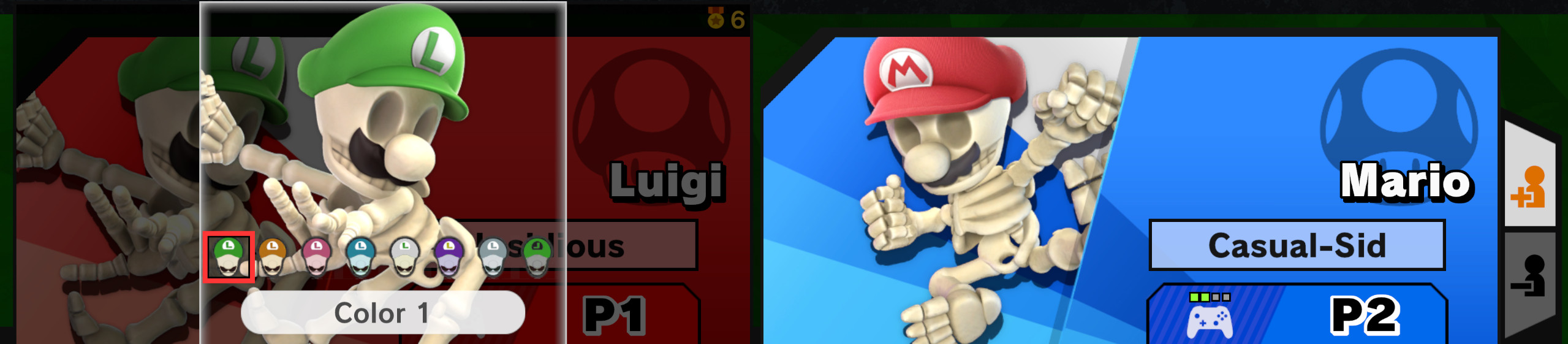 Skeleton Luigi Mod for Super Smash Bros. Ultimate | SSBU Mods