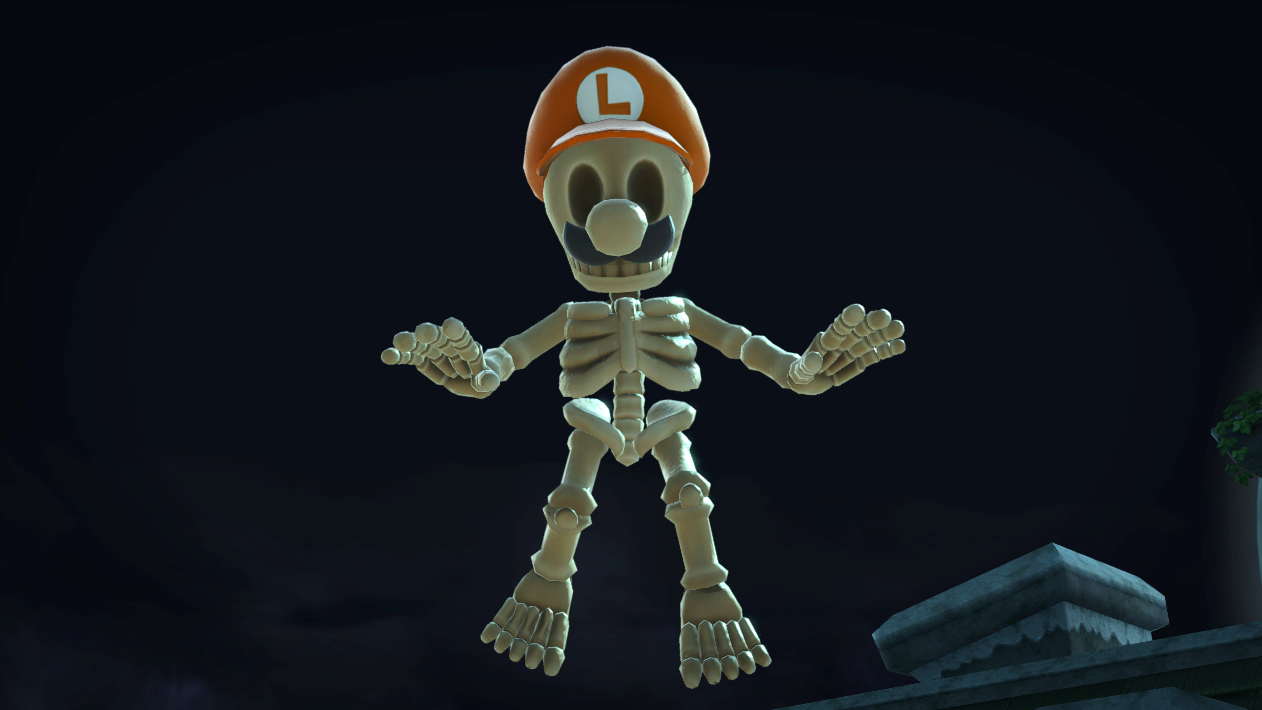 Skeleton Luigi Mod for Super Smash Bros. Ultimate | SSBU Mods