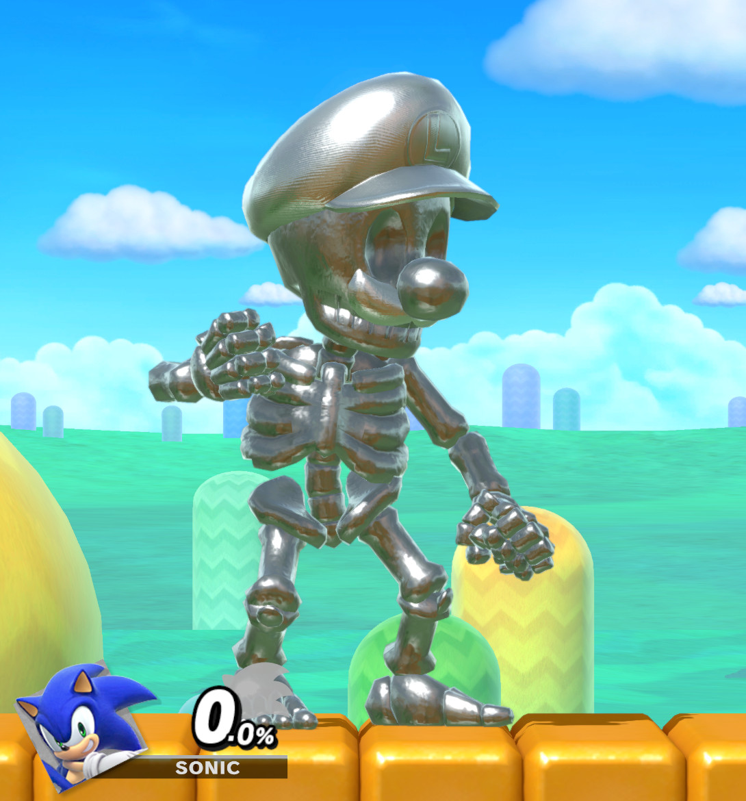 Skeleton Luigi Mod for Super Smash Bros. Ultimate | SSBU Mods