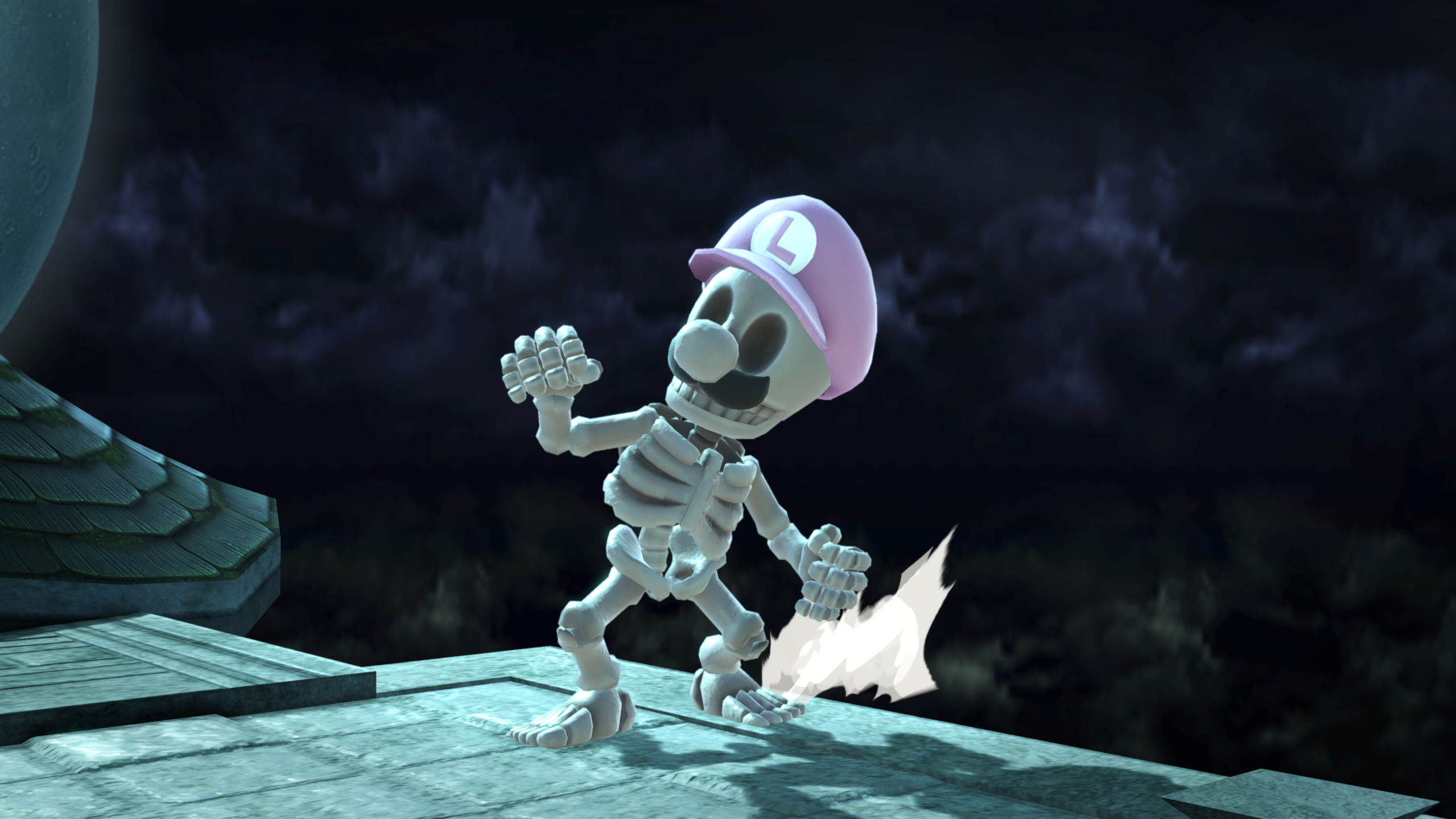 Skeleton Luigi Mod for Super Smash Bros. Ultimate | SSBU Mods