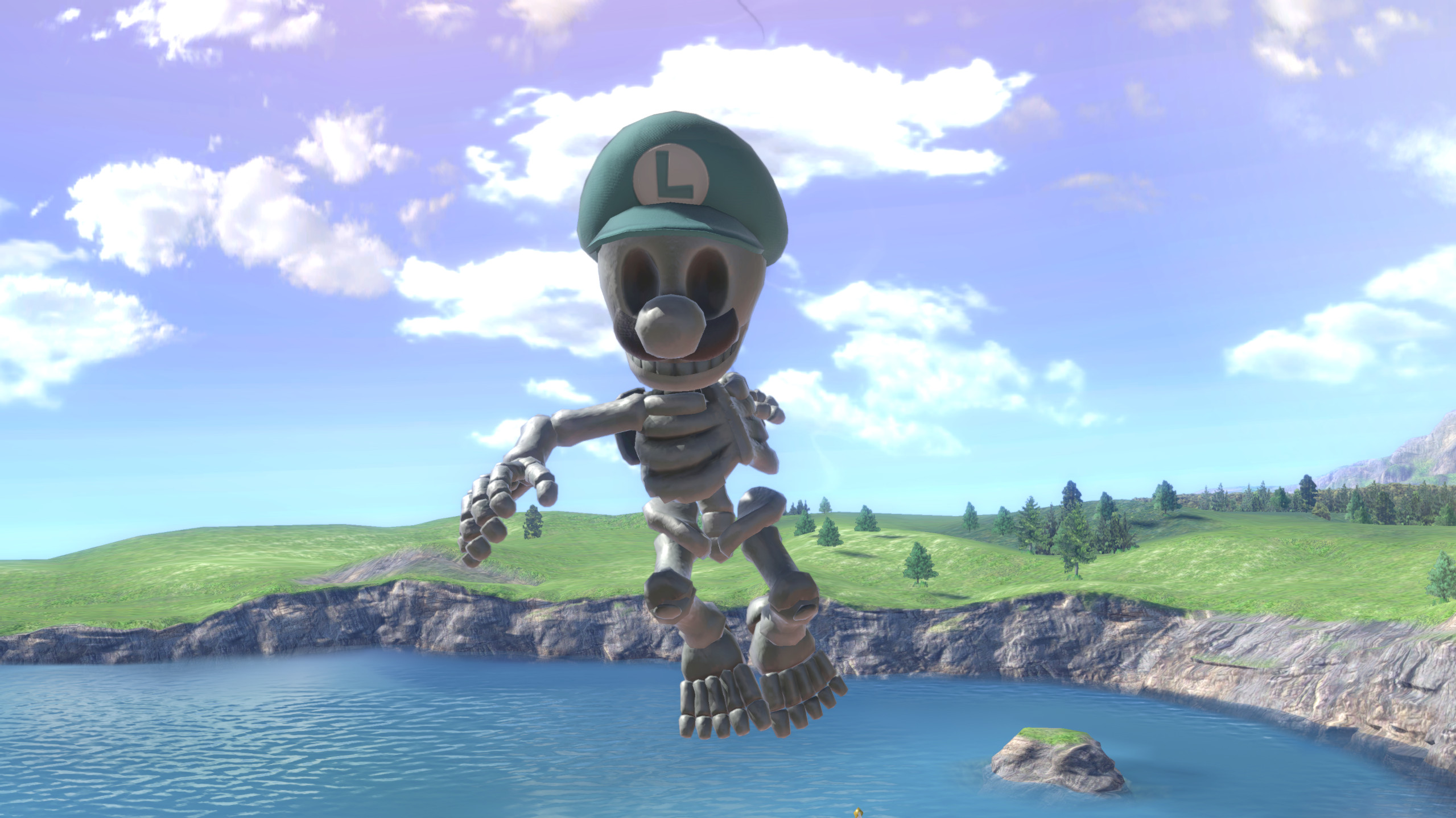 Skeleton Luigi Mod for Super Smash Bros. Ultimate | SSBU Mods
