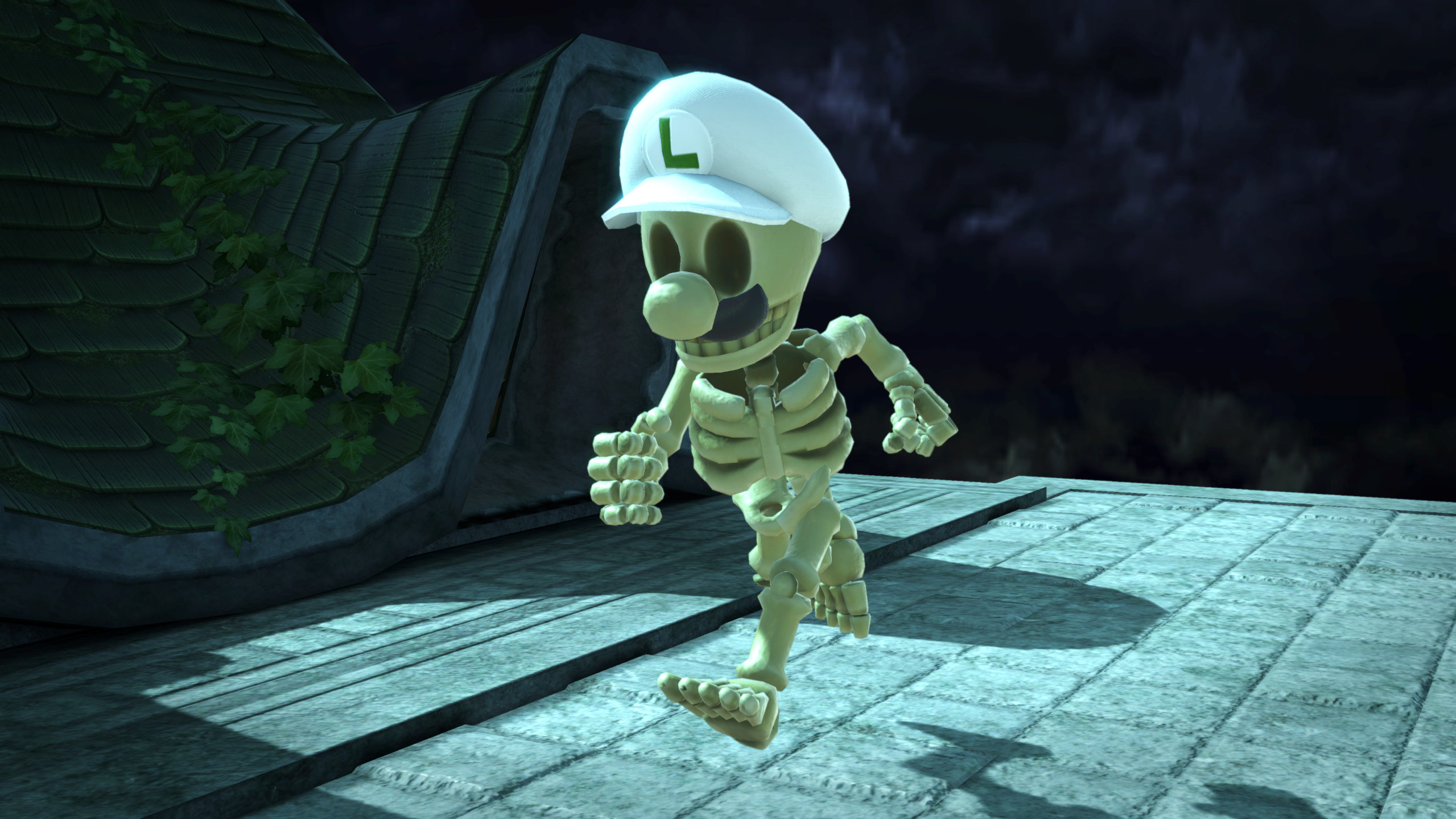 Skeleton Luigi Mod for Super Smash Bros. Ultimate | SSBU Mods