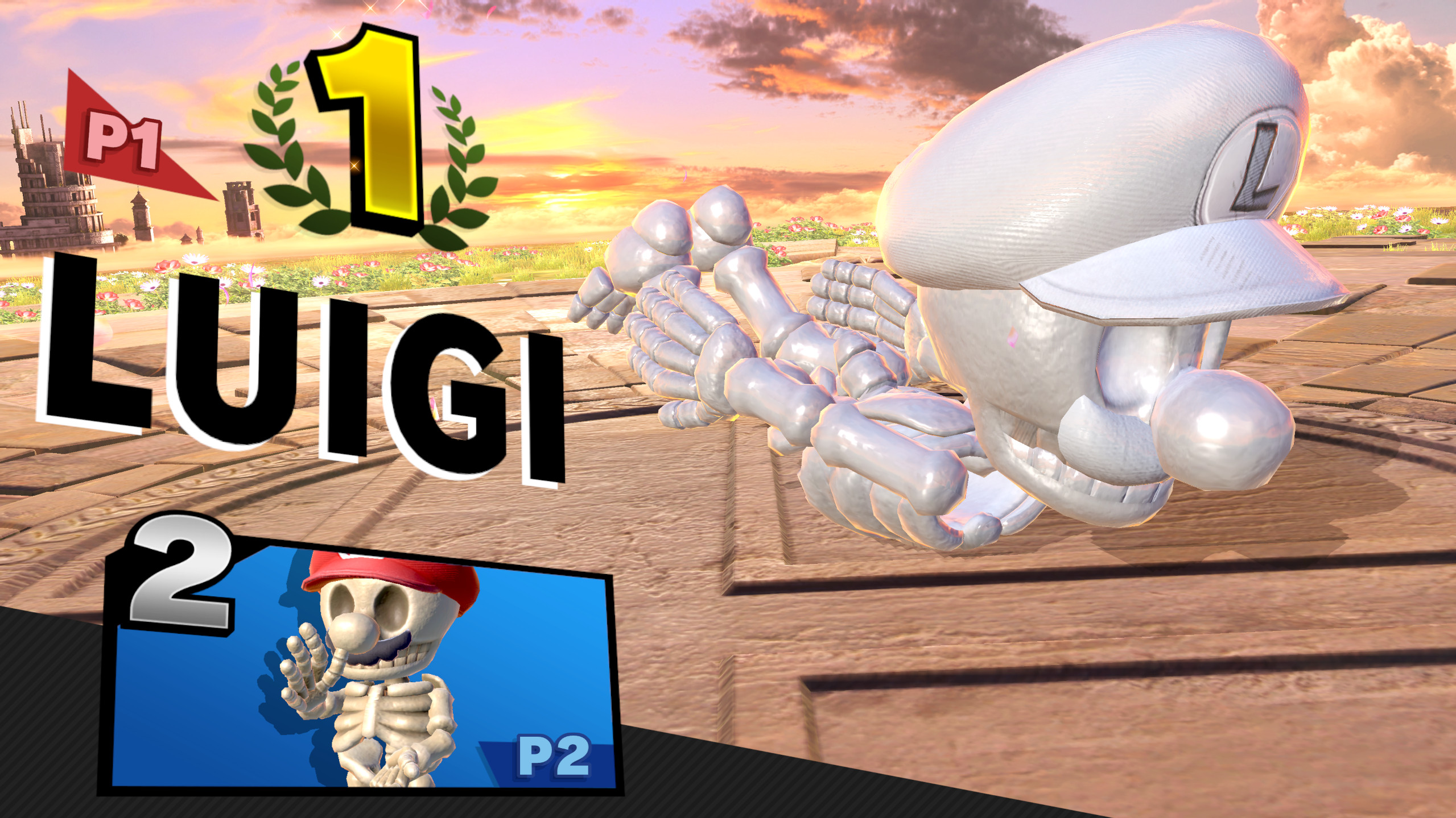 Skeleton Luigi Mod for Super Smash Bros. Ultimate | SSBU Mods
