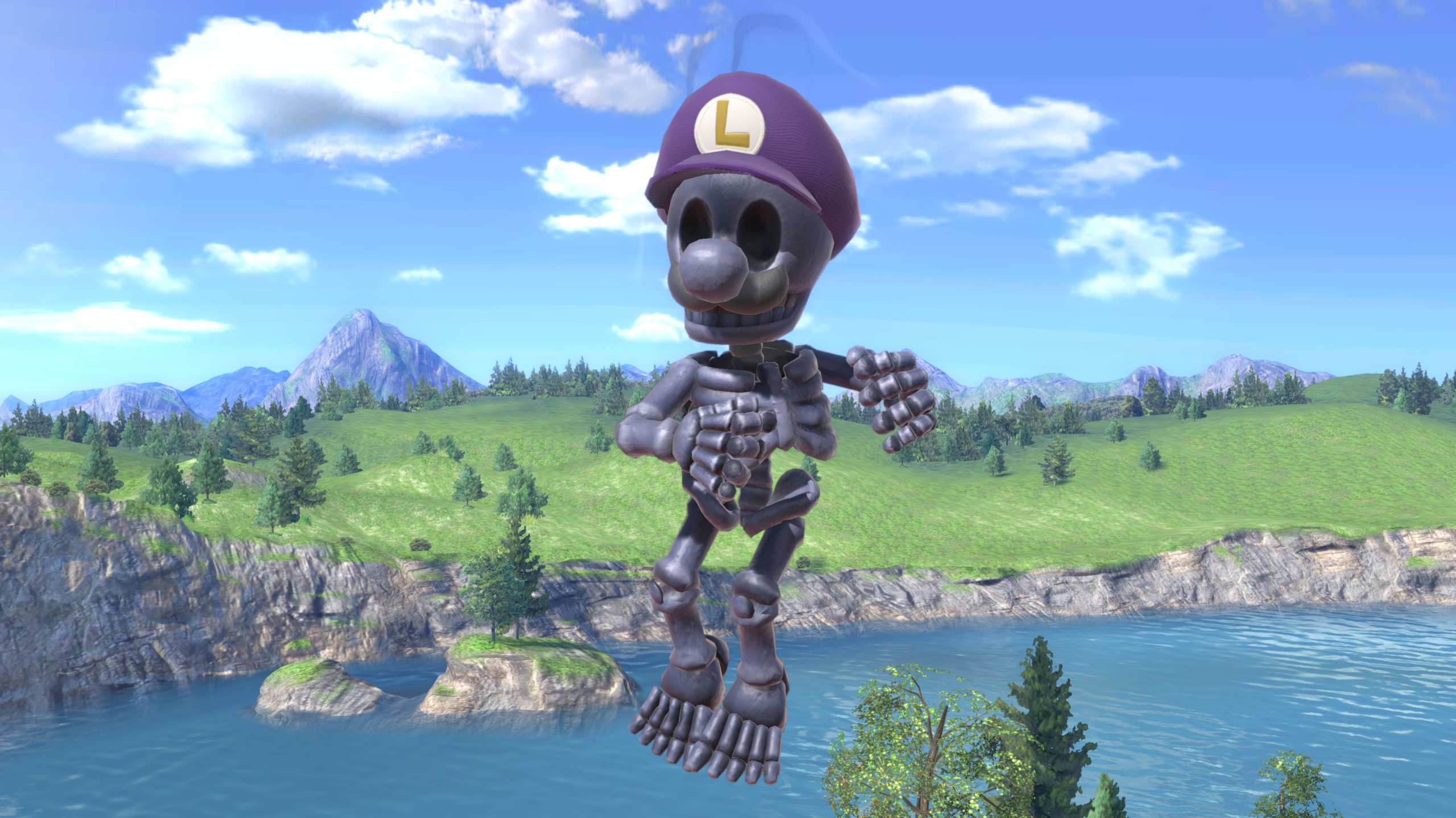 Skeleton Luigi Mod for Super Smash Bros. Ultimate | SSBU Mods