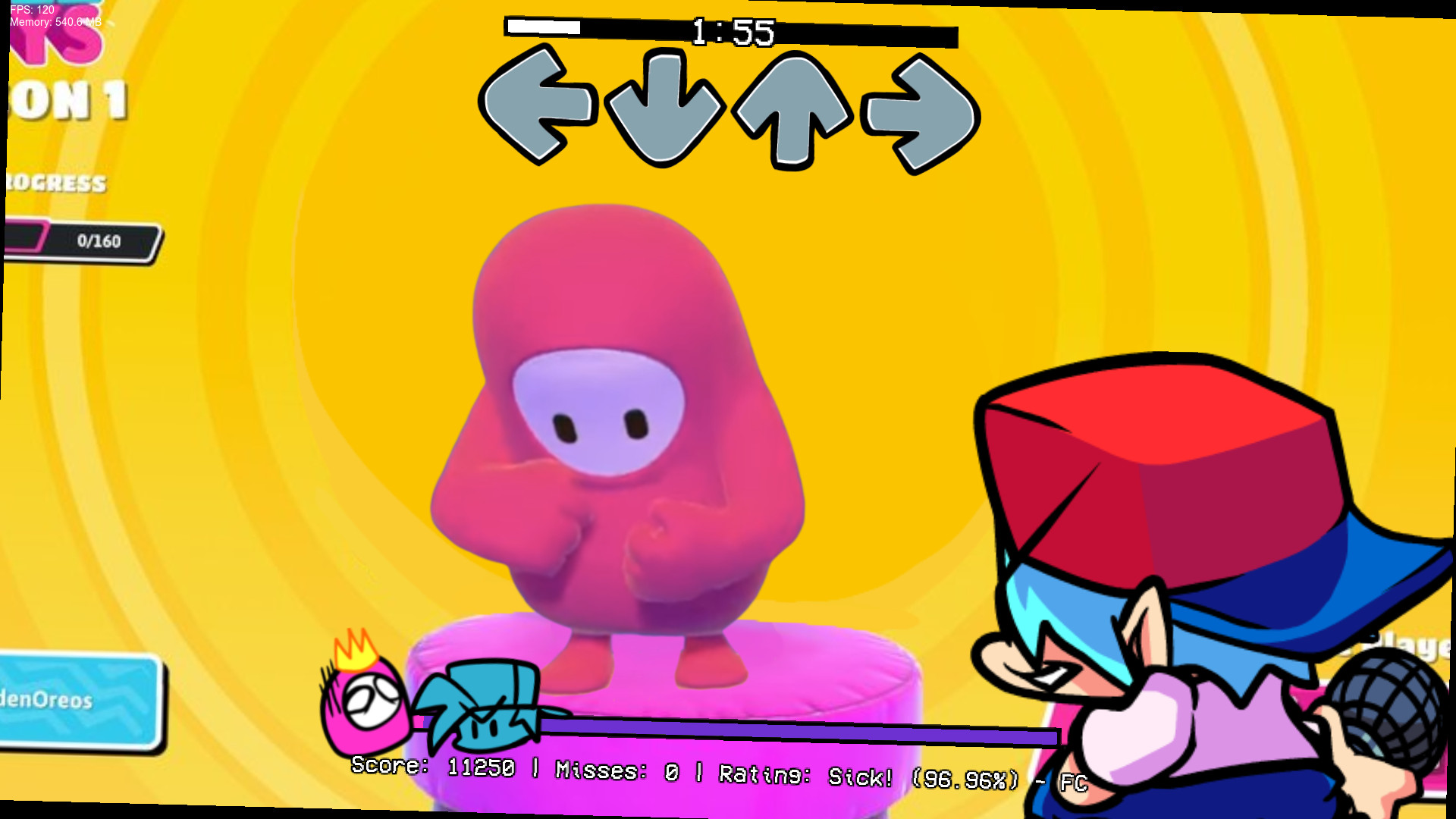 Just A Fall Guys Mod [Friday Night Funkin'] [Mods]