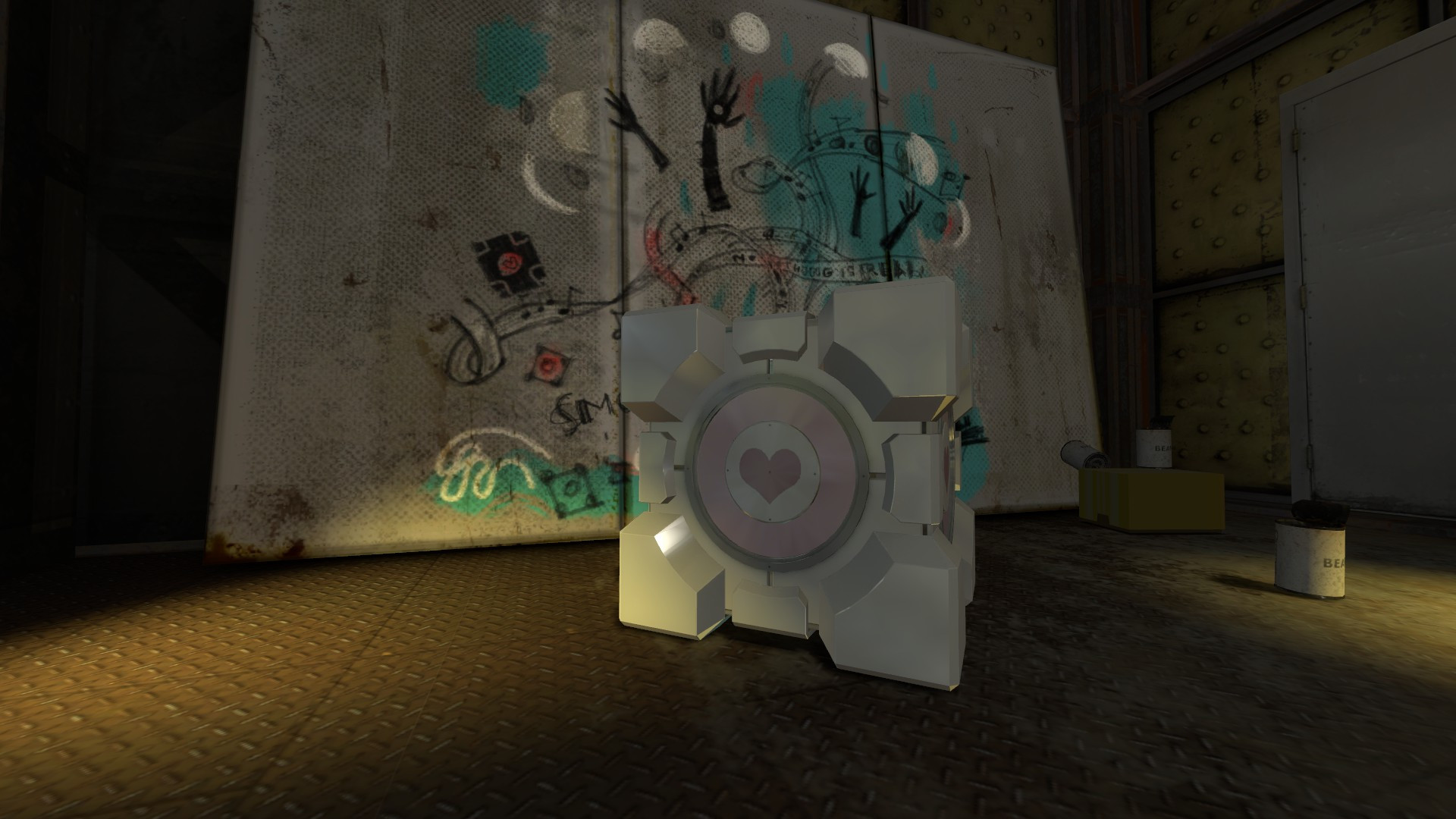 "Source 2" Cubes Mod for Portal 2 | P2 Mods