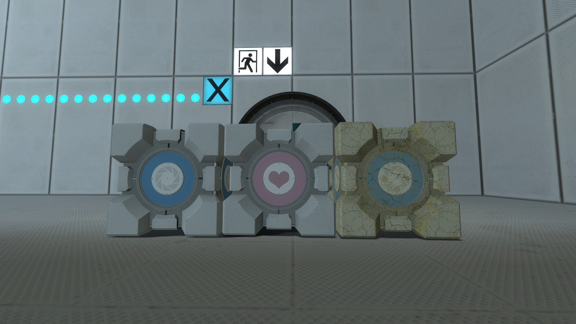 "Source 2" Cubes Mod for Portal 2 | P2 Mods
