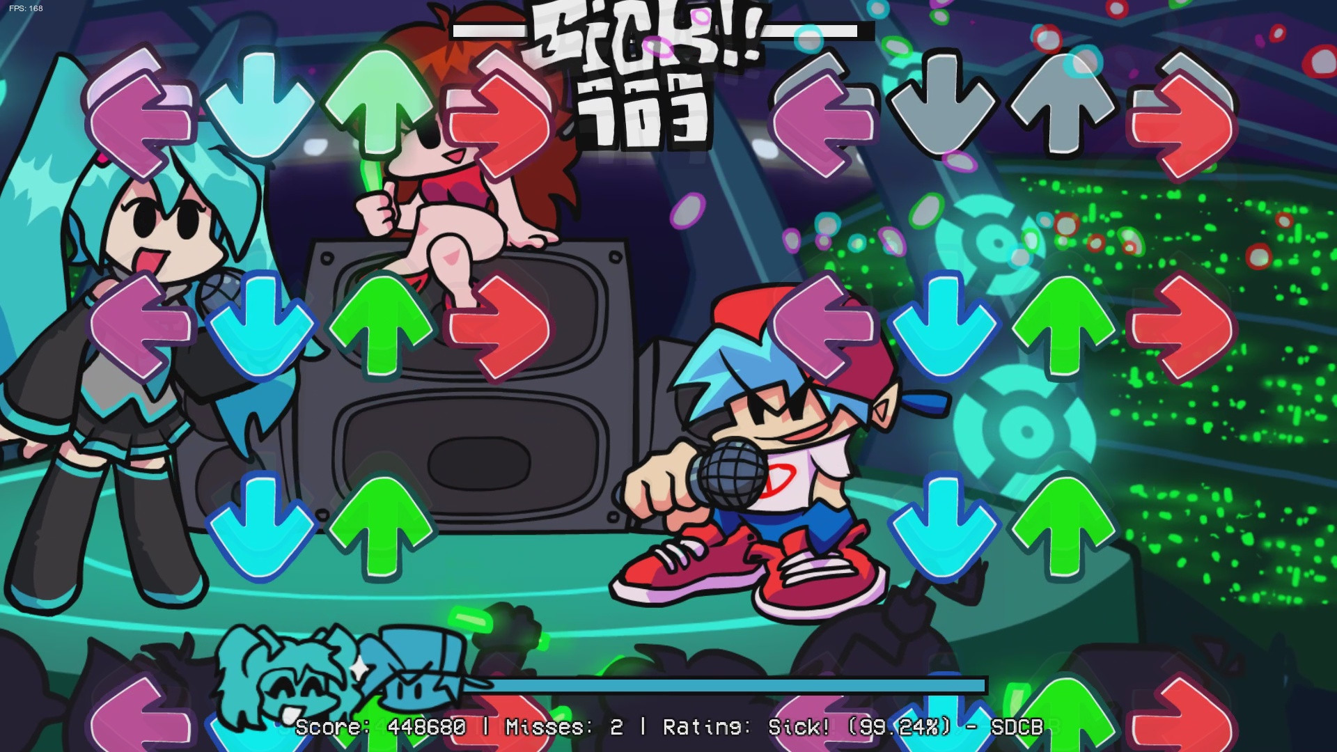 Miku Mod Mania Mod for Friday Night Funkin' | FNF Mods