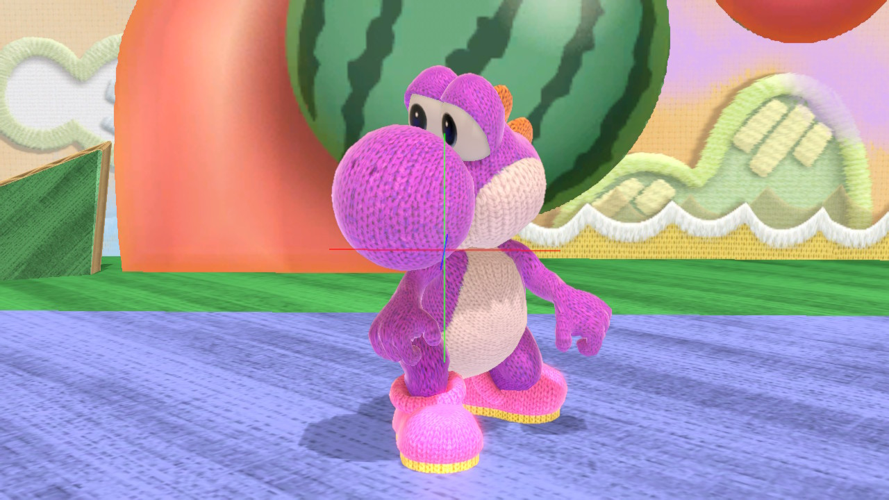 Woolly Yoshi Texture Mod for Super Smash Bros. Ultimate | SSBU Mods
