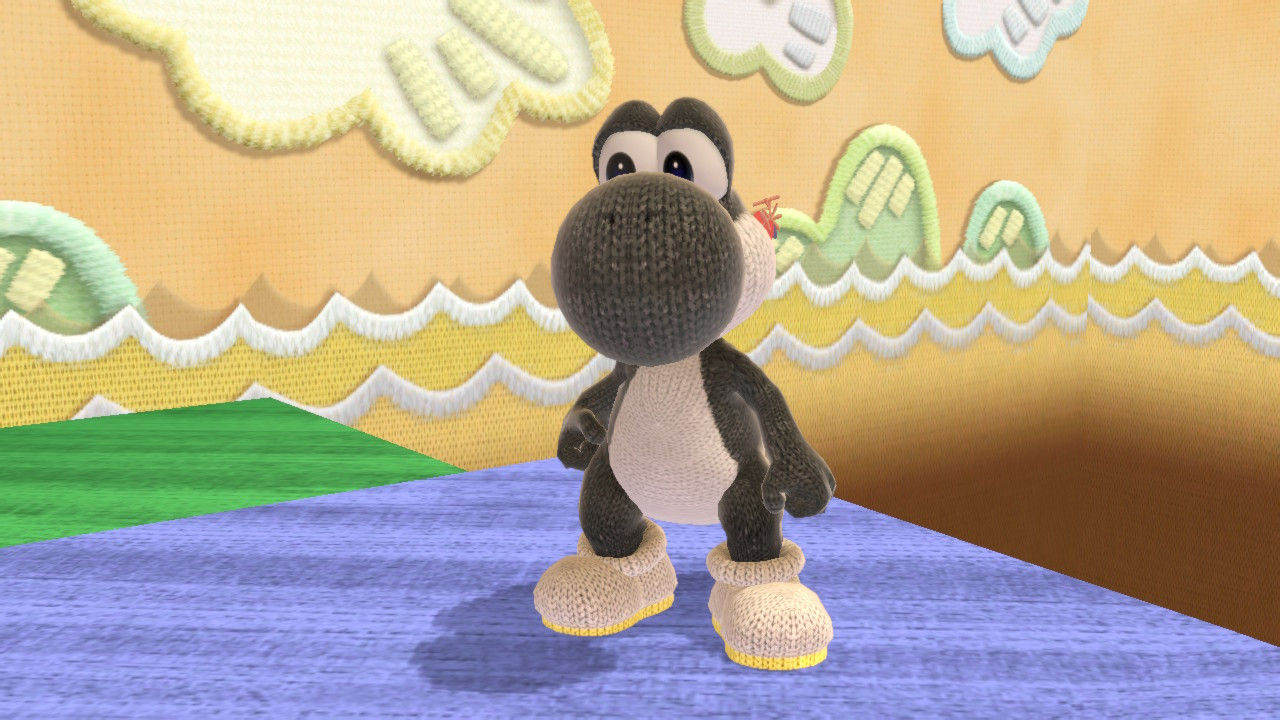 Woolly Yoshi Texture Mod for Super Smash Bros. Ultimate | SSBU Mods
