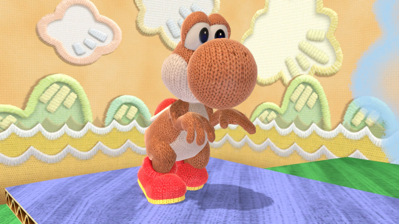 Woolly Yoshi Texture Mod for Super Smash Bros. Ultimate | SSBU Mods