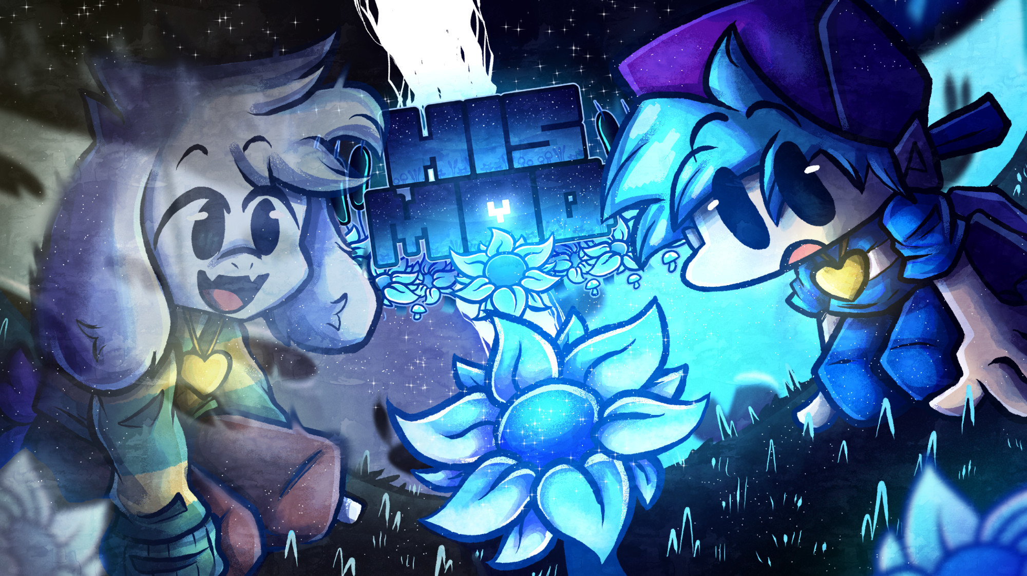 His Mod V4 (Vs Asriel) Mod for Friday Night Funkin' | FNF Mods