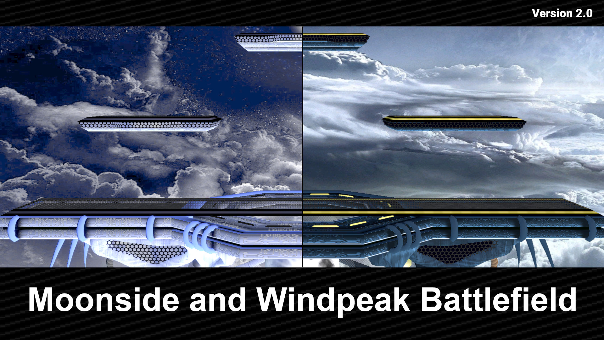 Moonside and Windpeak Battlefield [Super Smash Bros. Ultimate] [Mods]