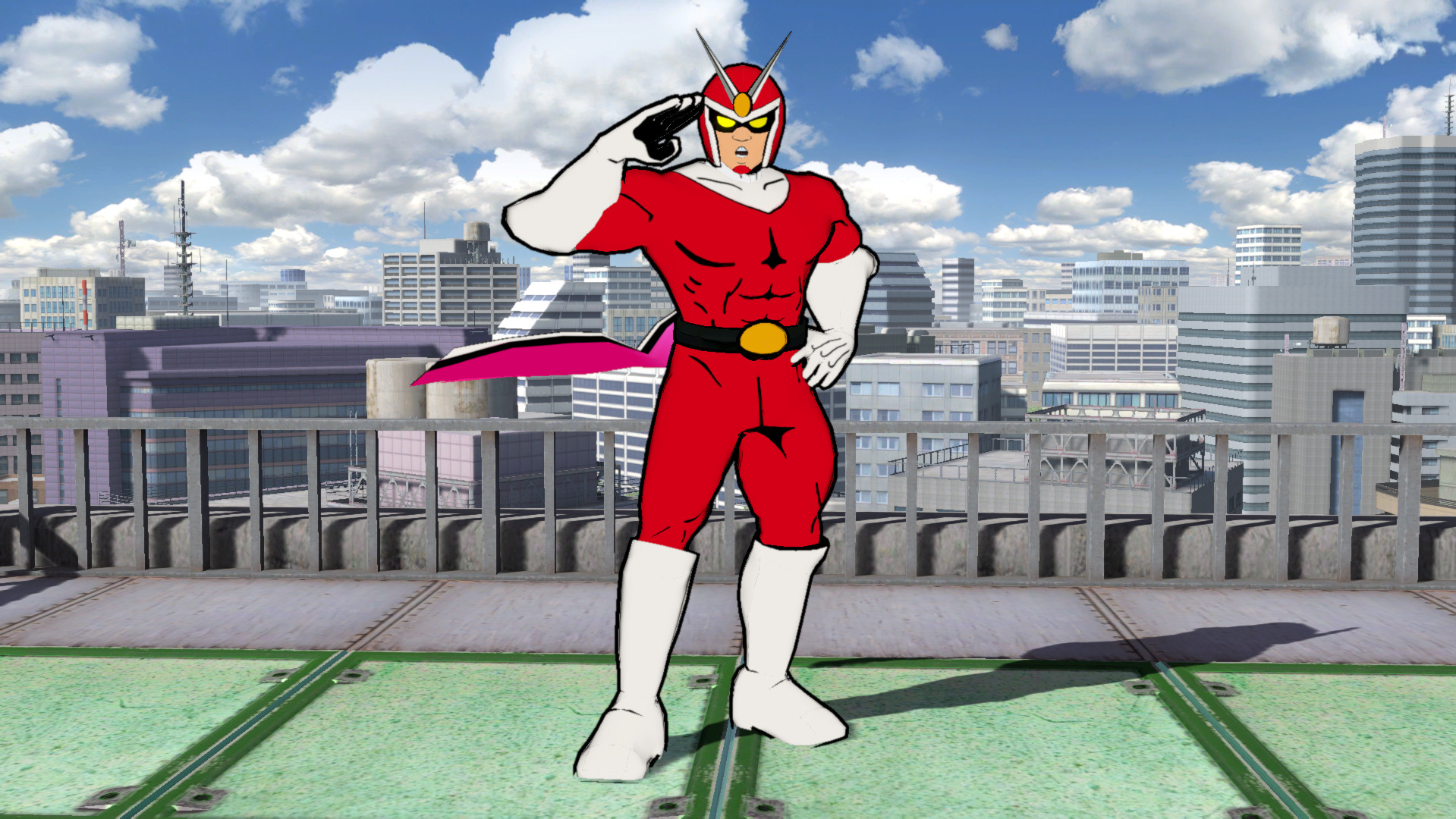 Viewtiful Joe costume for Captain Falcon Mod for Super Smash Bros ...