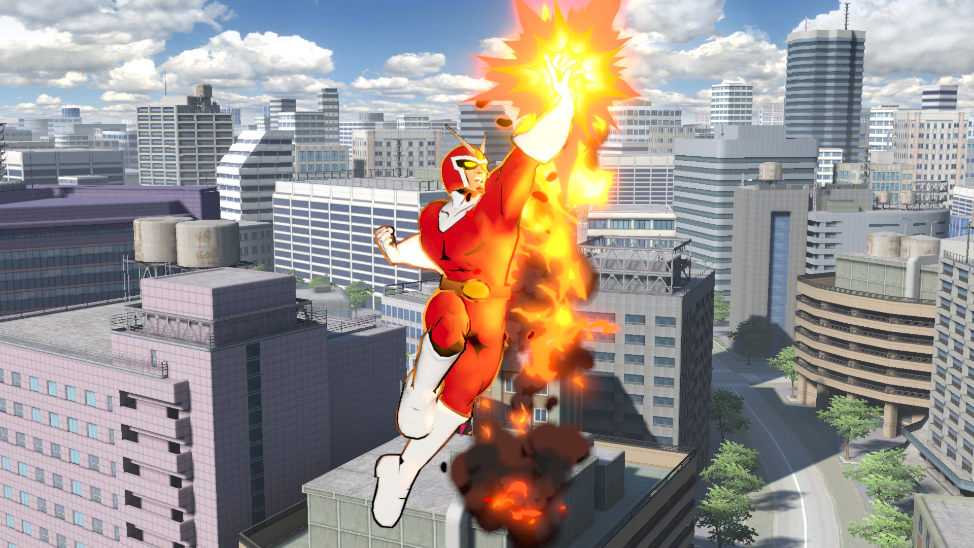 Viewtiful Joe costume for Captain Falcon Mod for Super Smash Bros ...