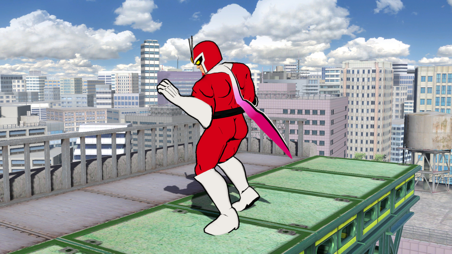 Viewtiful Joe costume for Captain Falcon Mod for Super Smash Bros ...