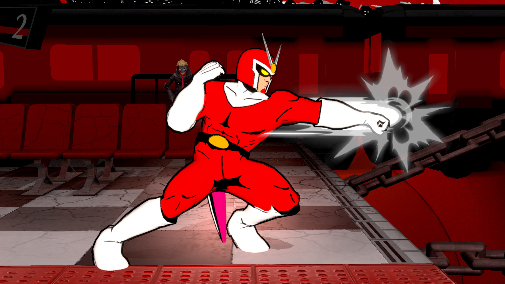 Viewtiful Joe costume for Captain Falcon Mod for Super Smash Bros ...
