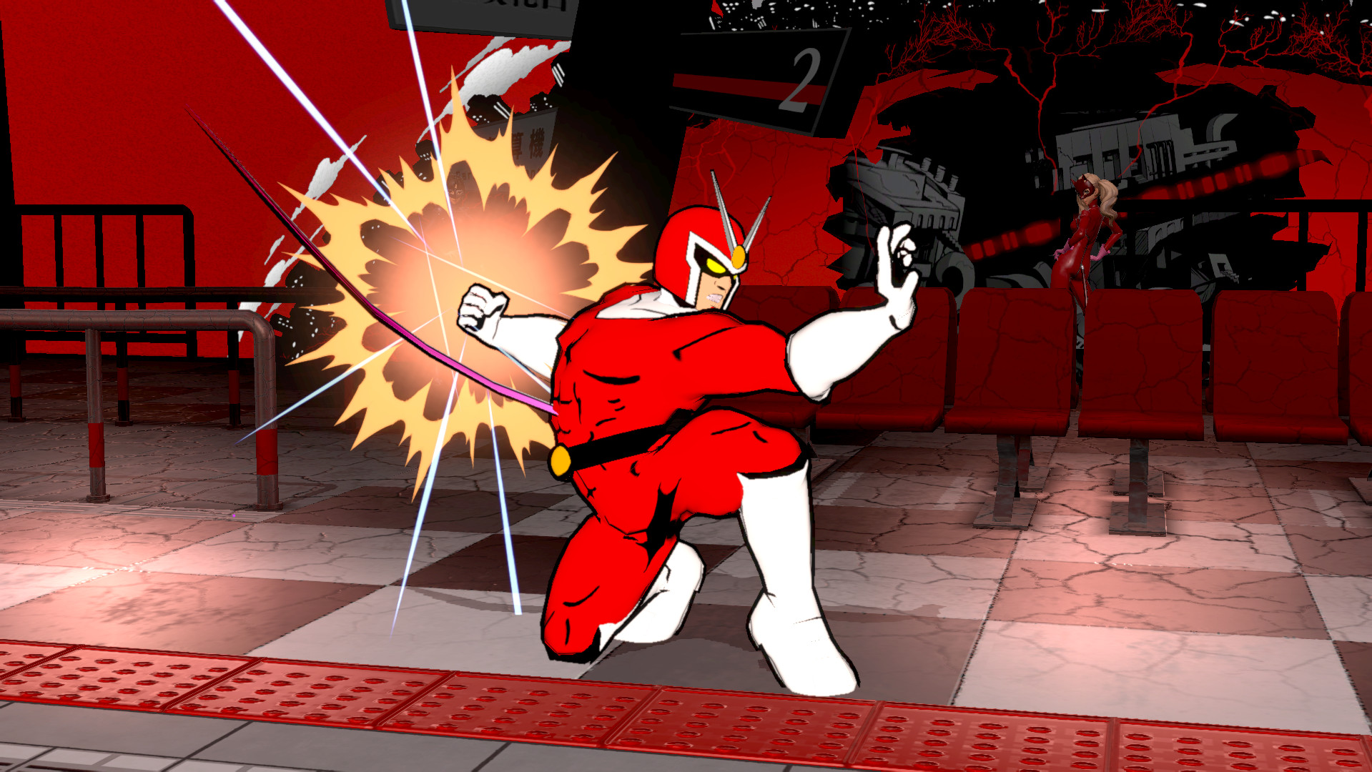 Viewtiful Joe costume for Captain Falcon Mod for Super Smash Bros ...