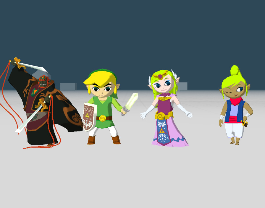 Legend of Zelda Series (Original) Trophy Pack Mod for Super Smash Bros ...