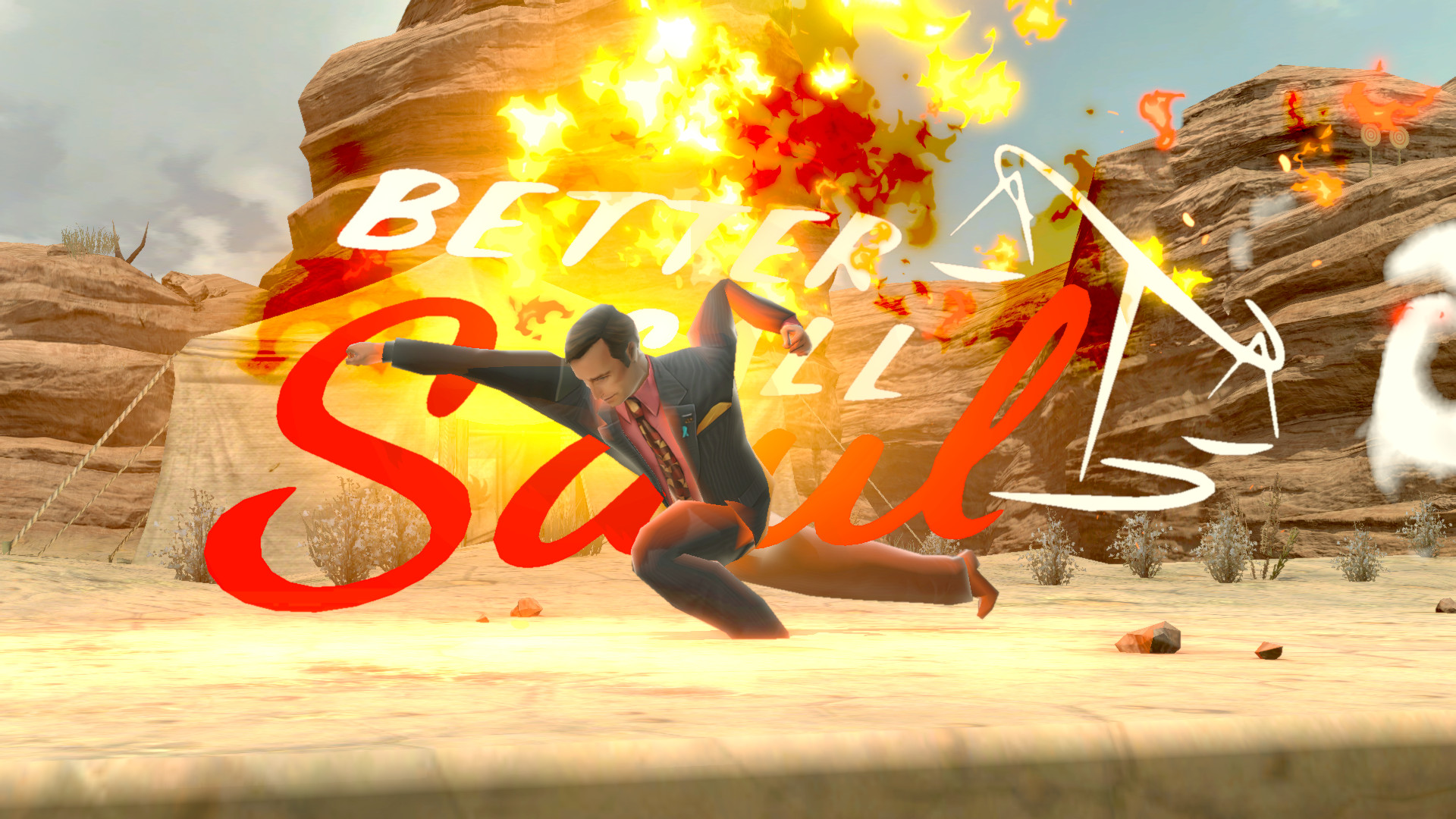 [SENSITIVE CONTENT] Saul Goodman Mod for Super Smash Bros. Ultimate ...