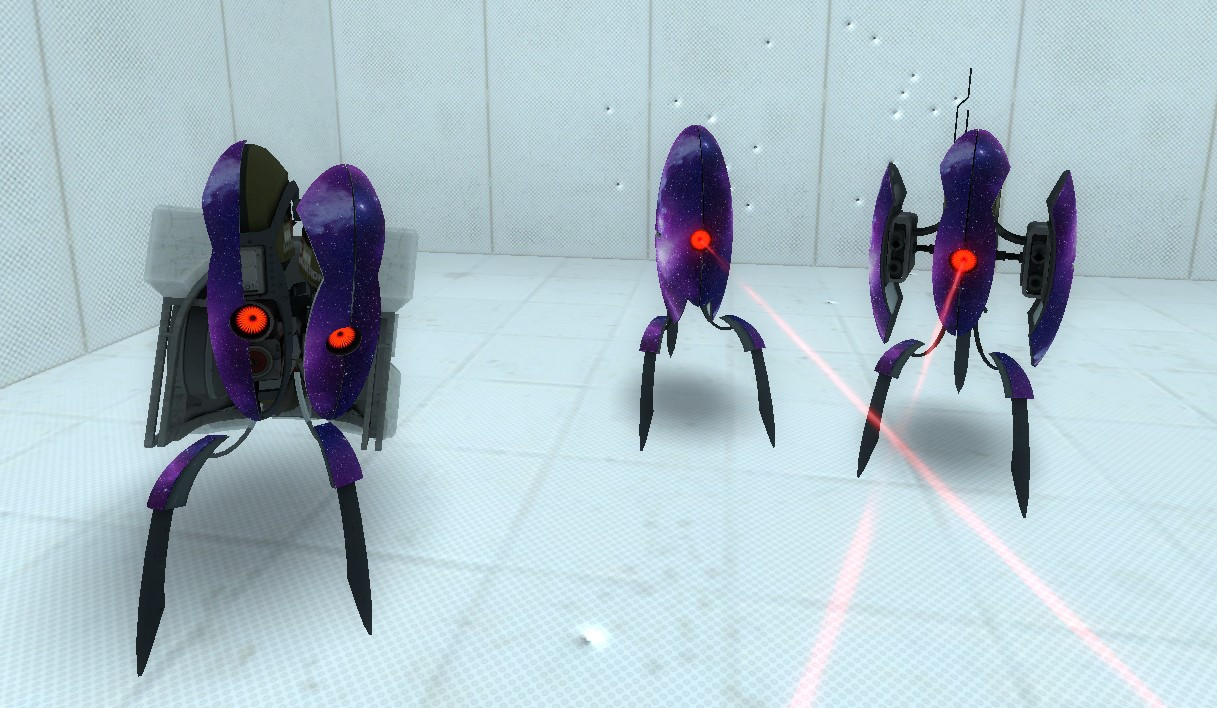 Galaxy Turrets Mod for Portal 2 | P2 Mods