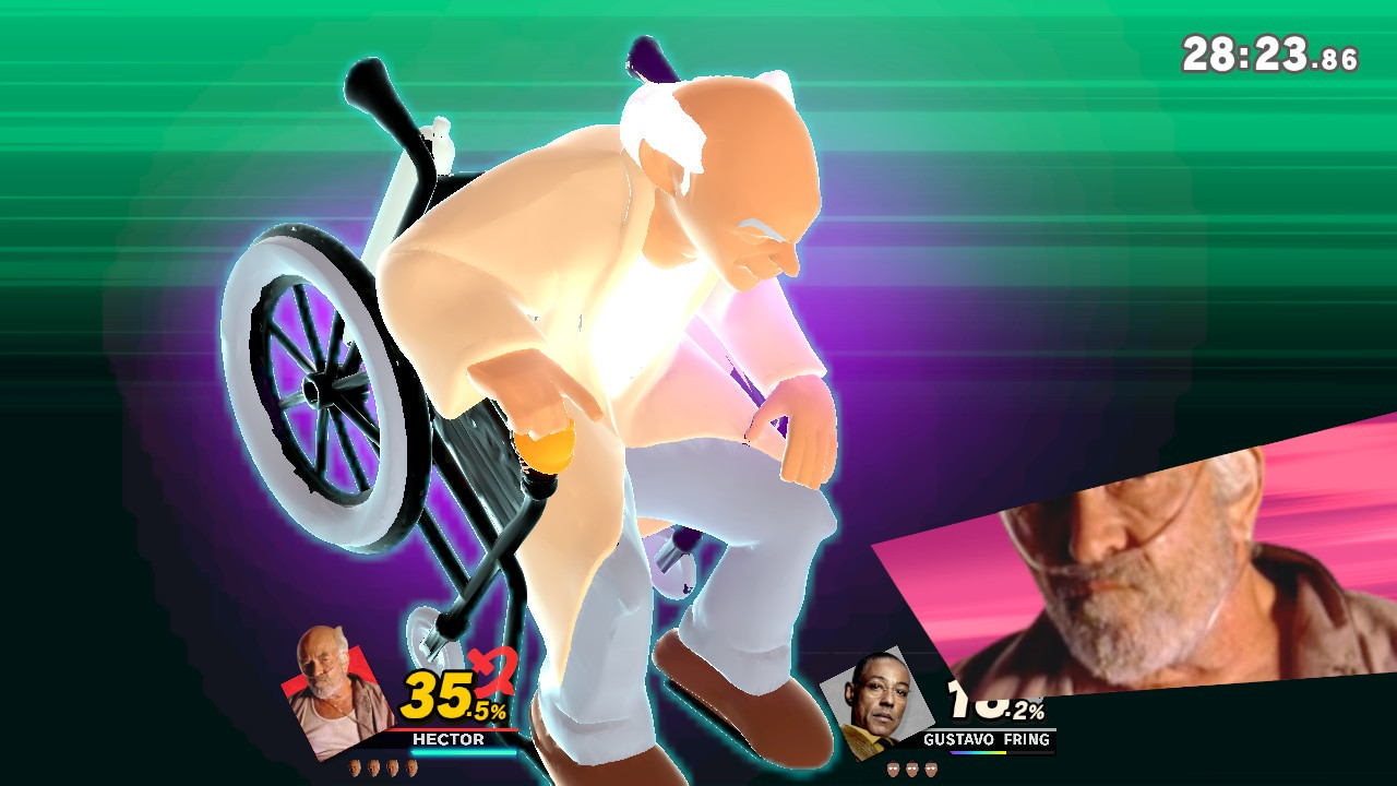 Hector Salamanca Mod for Super Smash Bros. Ultimate | SSBU Mods