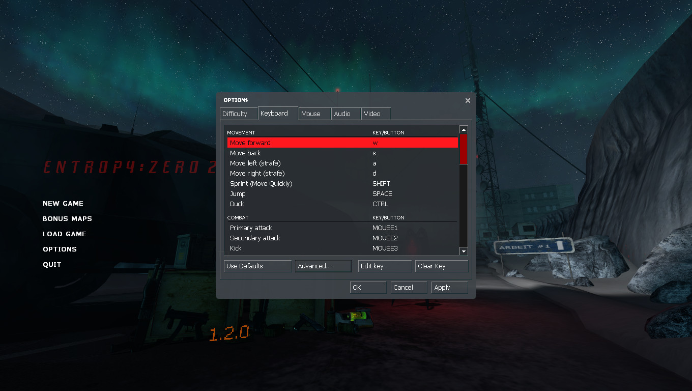 Custom Menu Scheme for Entropy: Zero 2 Mod for Entropy: Zero 2 | EZ2 Mods