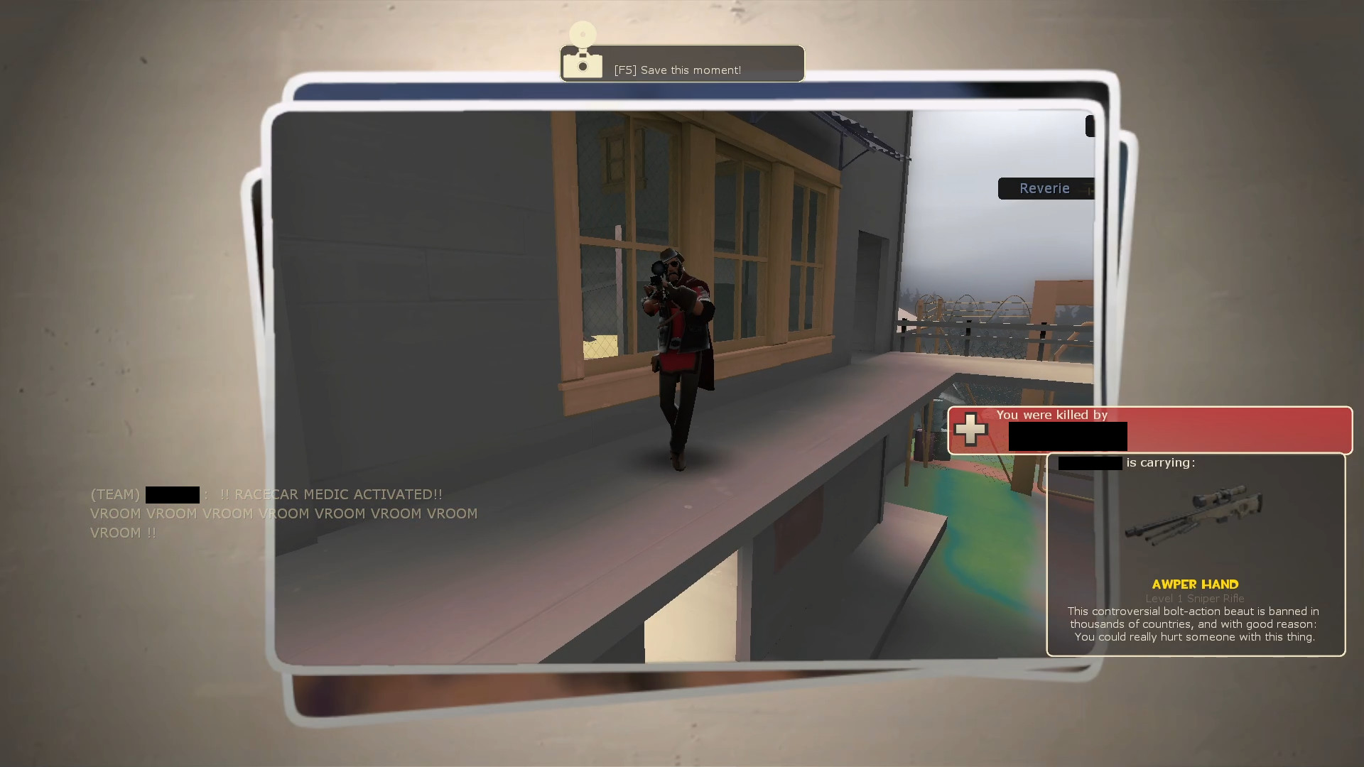 Deathcam_Ui overlay for deathcam Mod for Team Fortress 2 | TF2 Mods