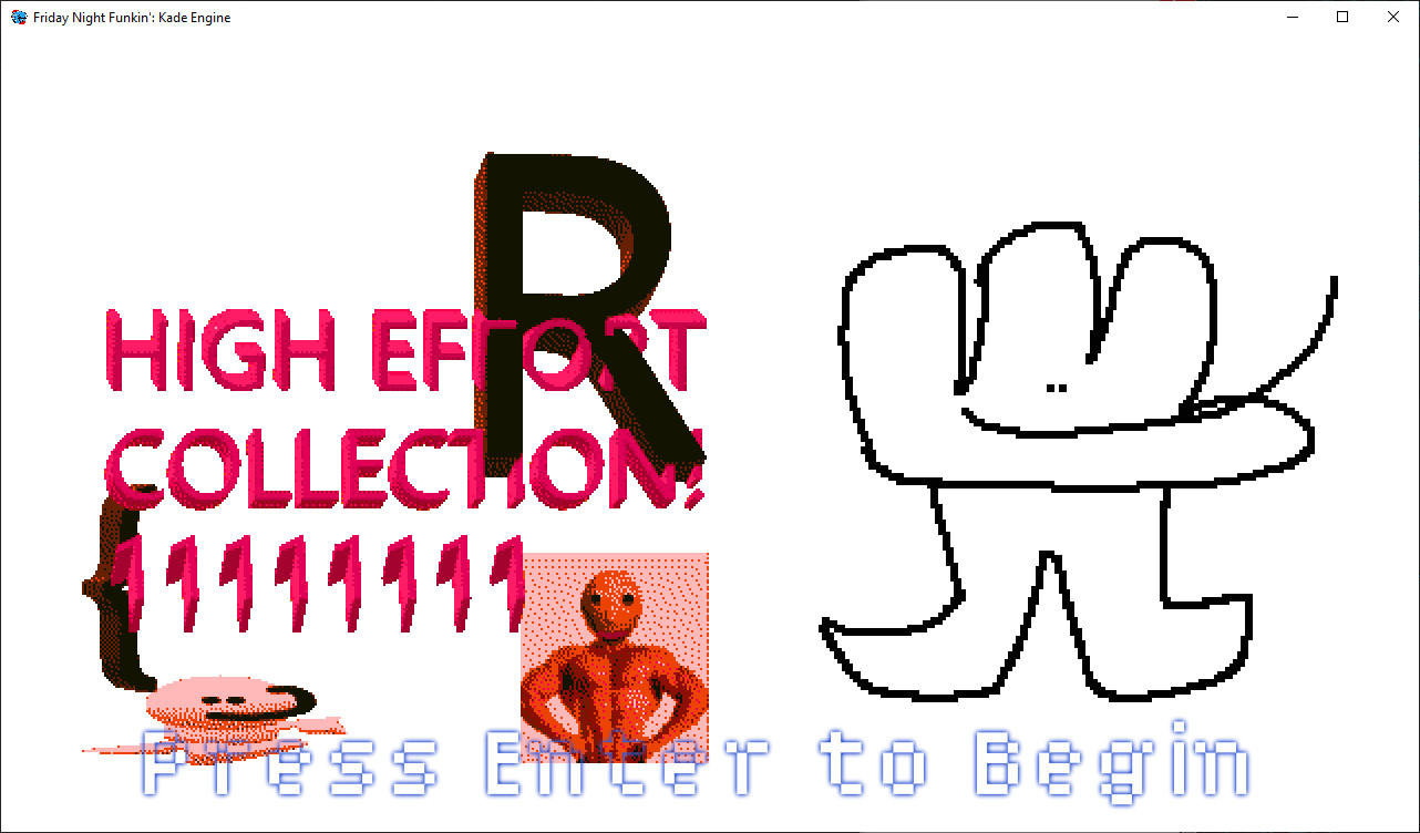 { High effort Collection ( Dave and bambi ) [Friday Night Funkin'] [Mods]